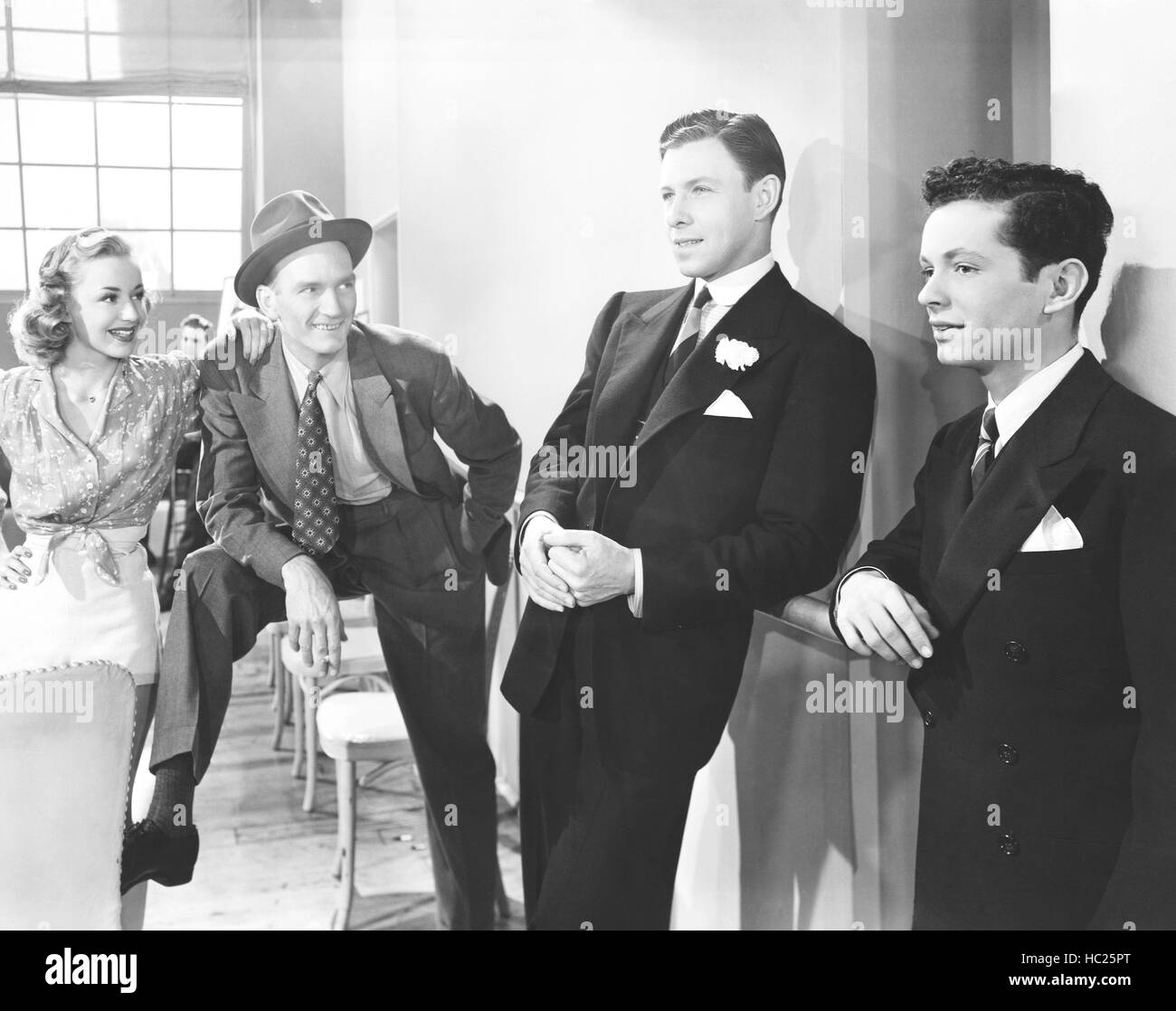 THE MAYOR OF 44TH STREET, from left: Anne Shirley, Millard Mitchell ...