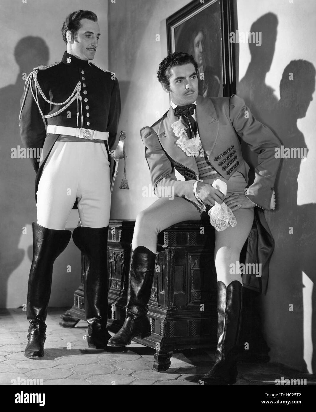 THE MARK OF ZORRO, Basil Rathbone, Tyrone Power, 1940, ©20th Century ...