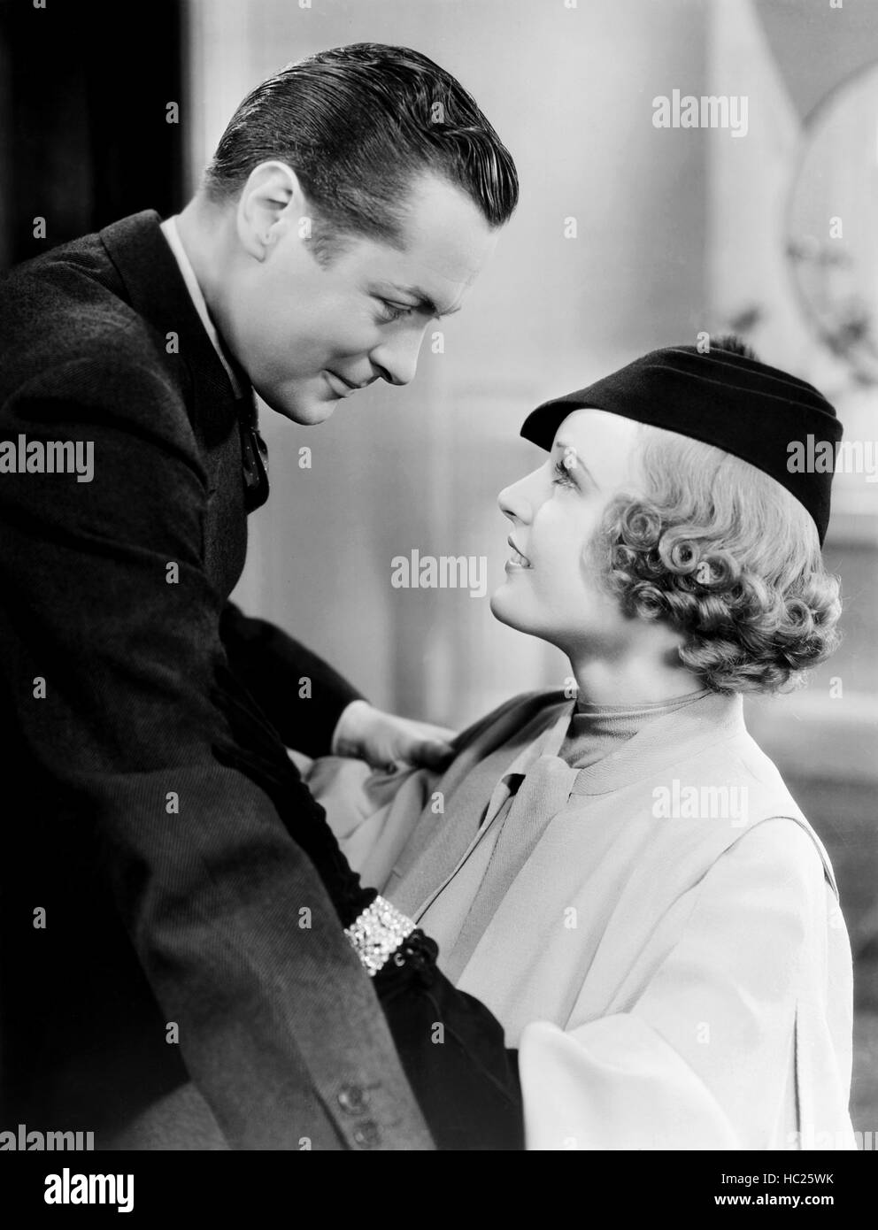 MADE ON BROADWAY, from left, Robert Montgomery, Madge Evans, 1933 Stock ...
