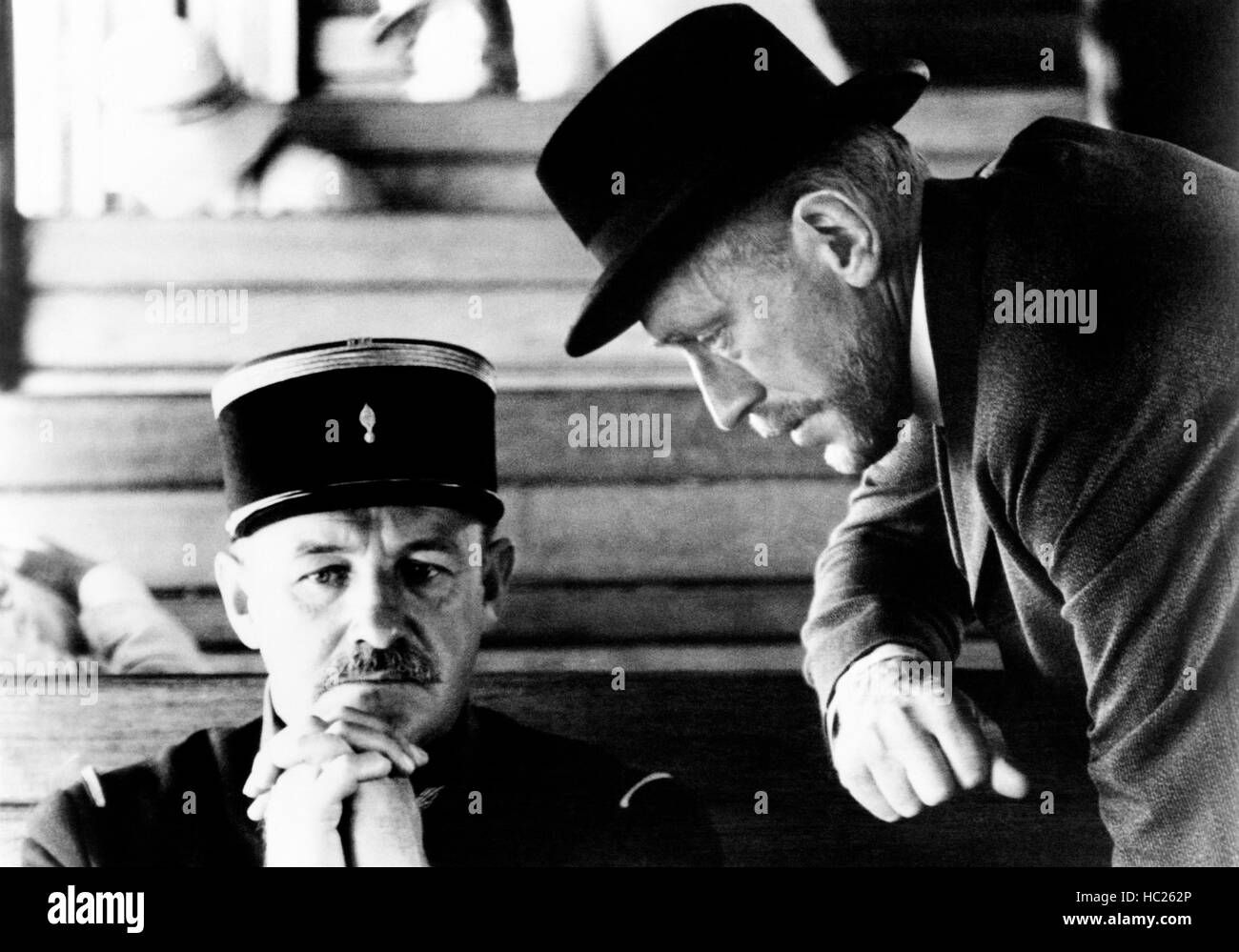 MARCH OR DIE, from left: Gene Hackman, Max von Sydow, 1977 Stock Photo ...