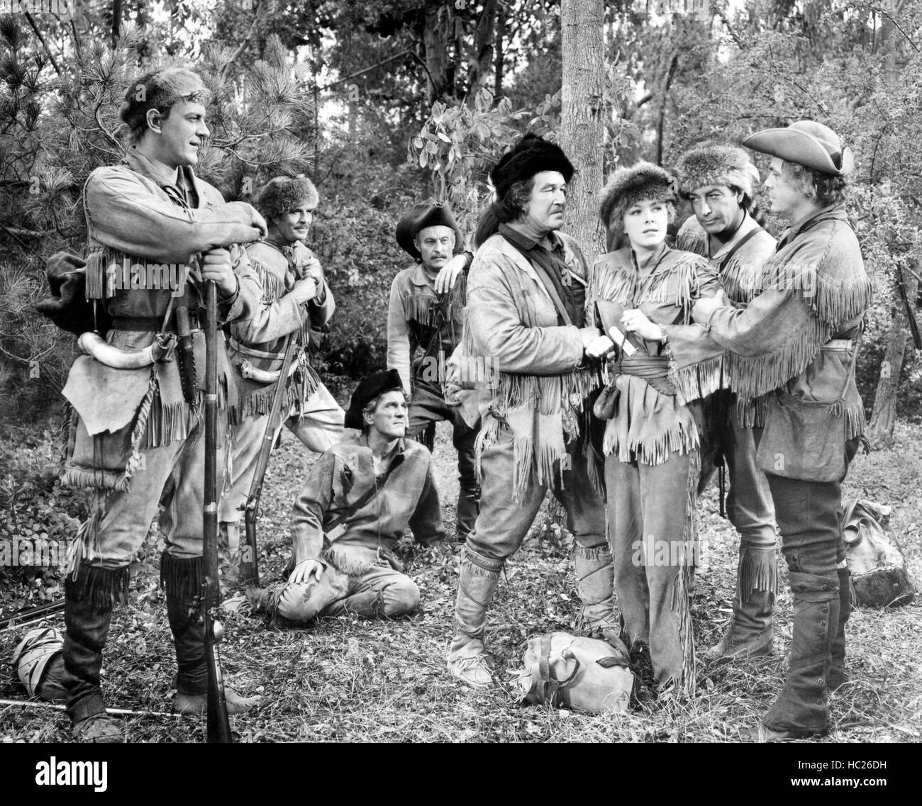 MANY RIVERS TO CROSS, James Arness (left), Eleanor Parker (third right ...