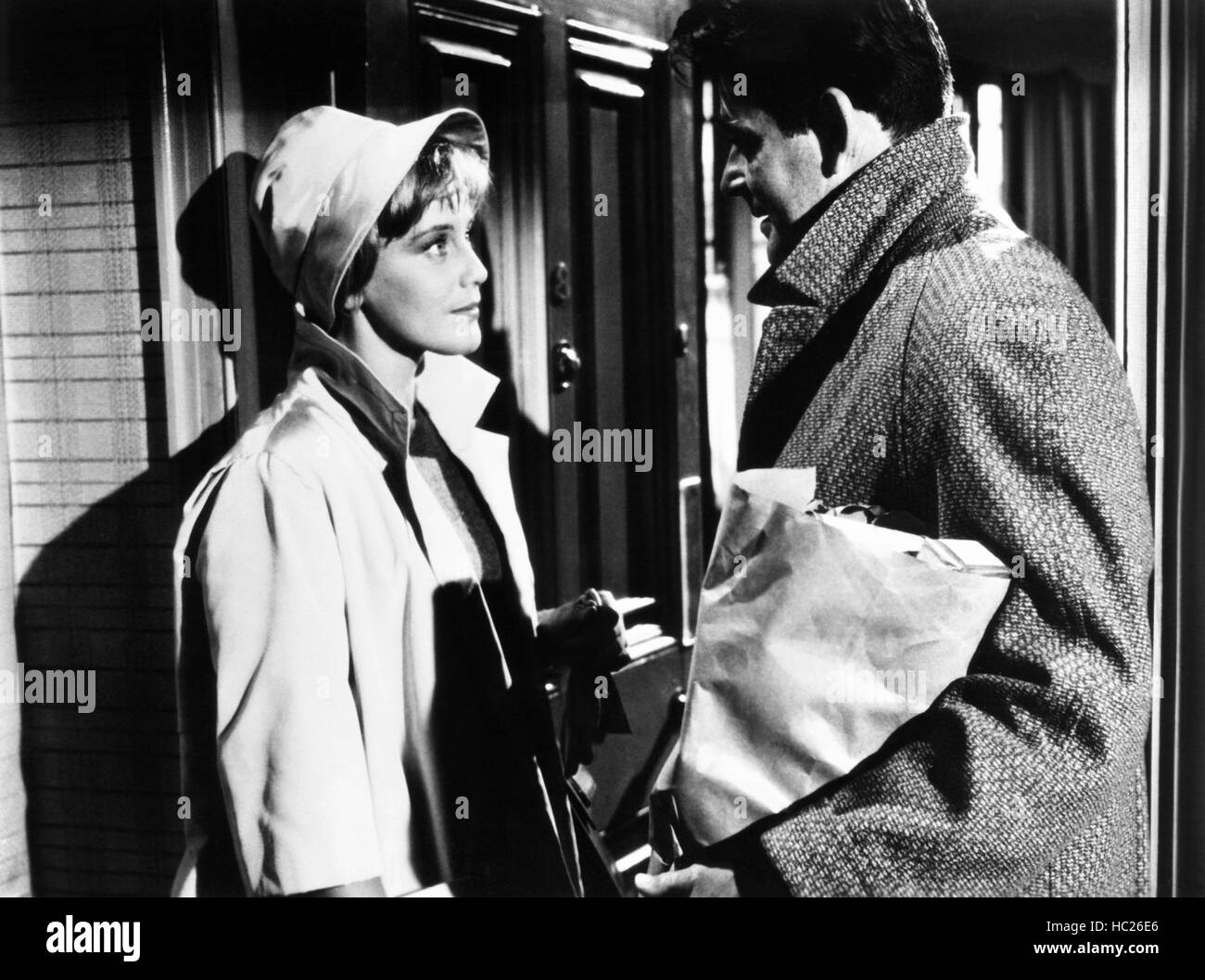 THE MARK, from left, Maria Schell, Stuart Whitman, 1961 Stock Photo - Alamy