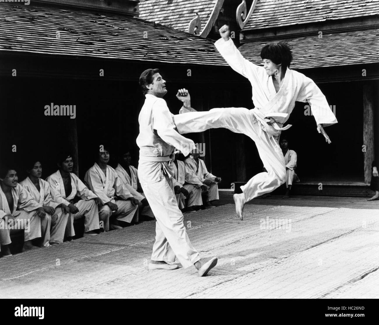THE MAN WITH THE GOLDEN GUN, from left: Roger Moore, Yao Lin Chen, 1974 ...
