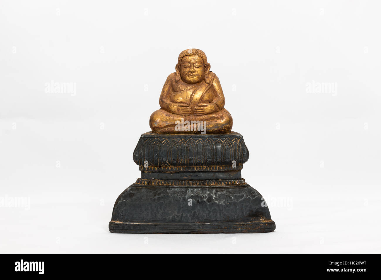 The Buddha statue on white background Stock Photo - Alamy