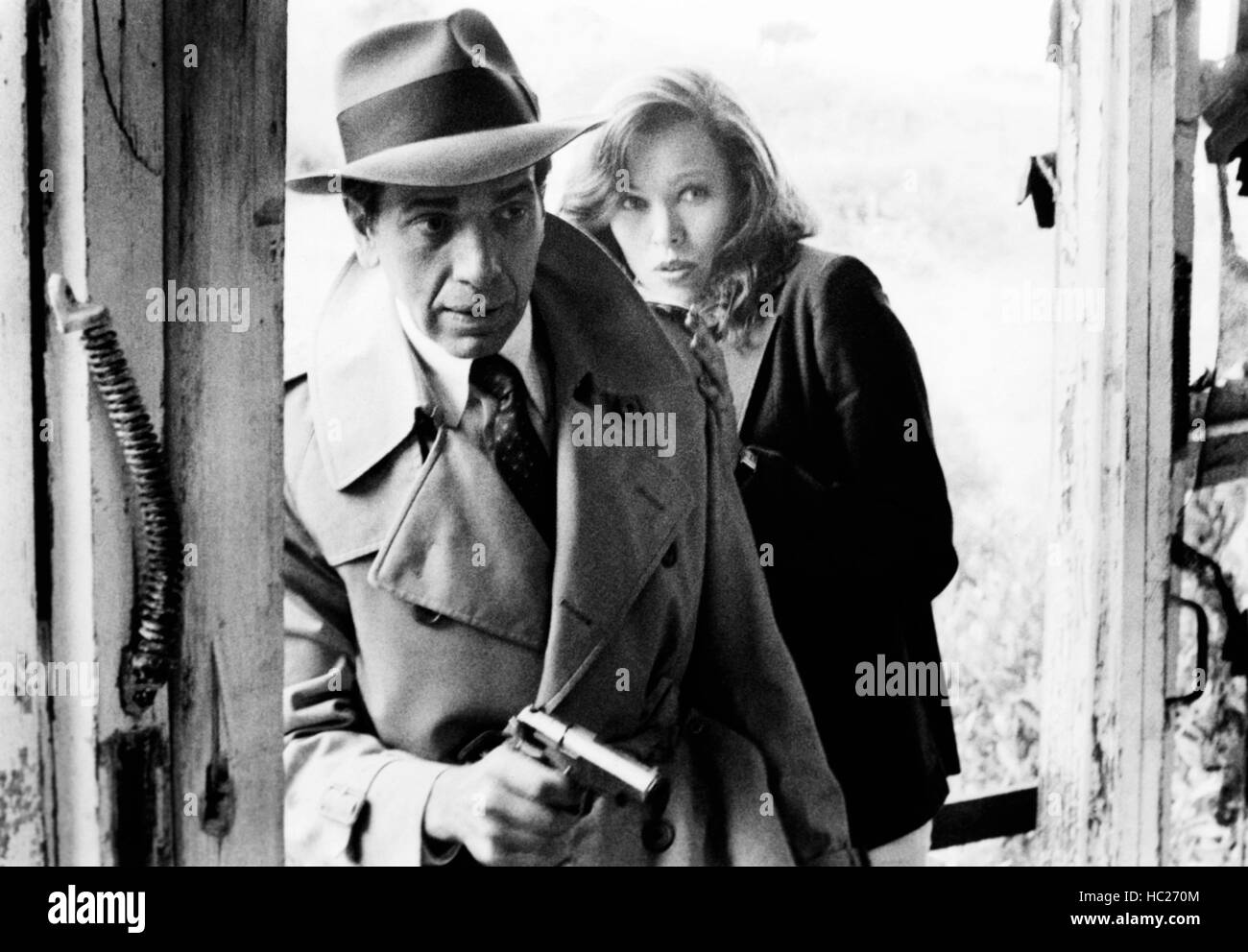THE MAN WITH BOGART'S FACE, from left: Robert Sacchi, Michelle Phillips ...