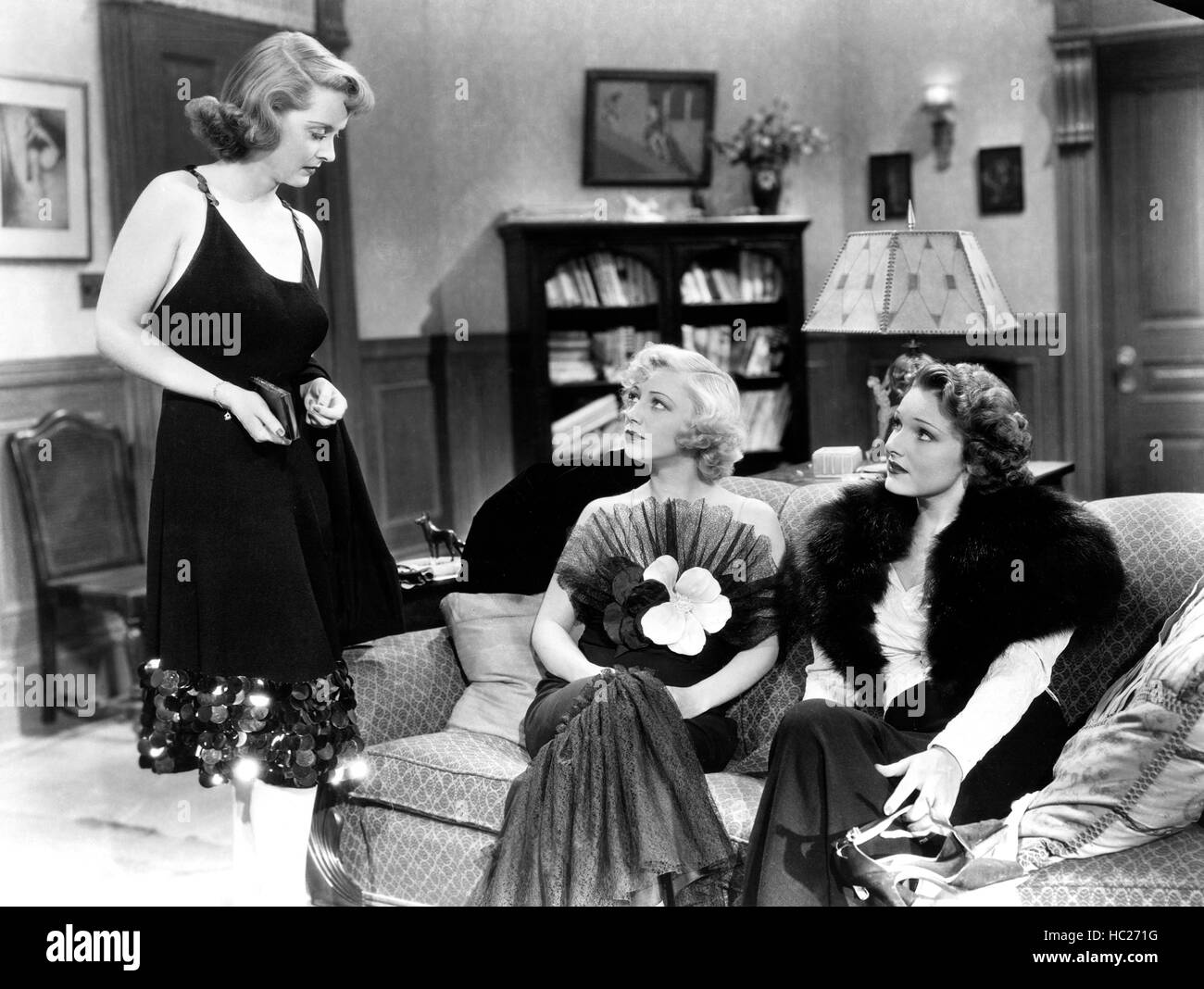 MARKED WOMAN, Bette Davis, Isabel Jewell, Lola Lane, 1937 Stock Photo ...