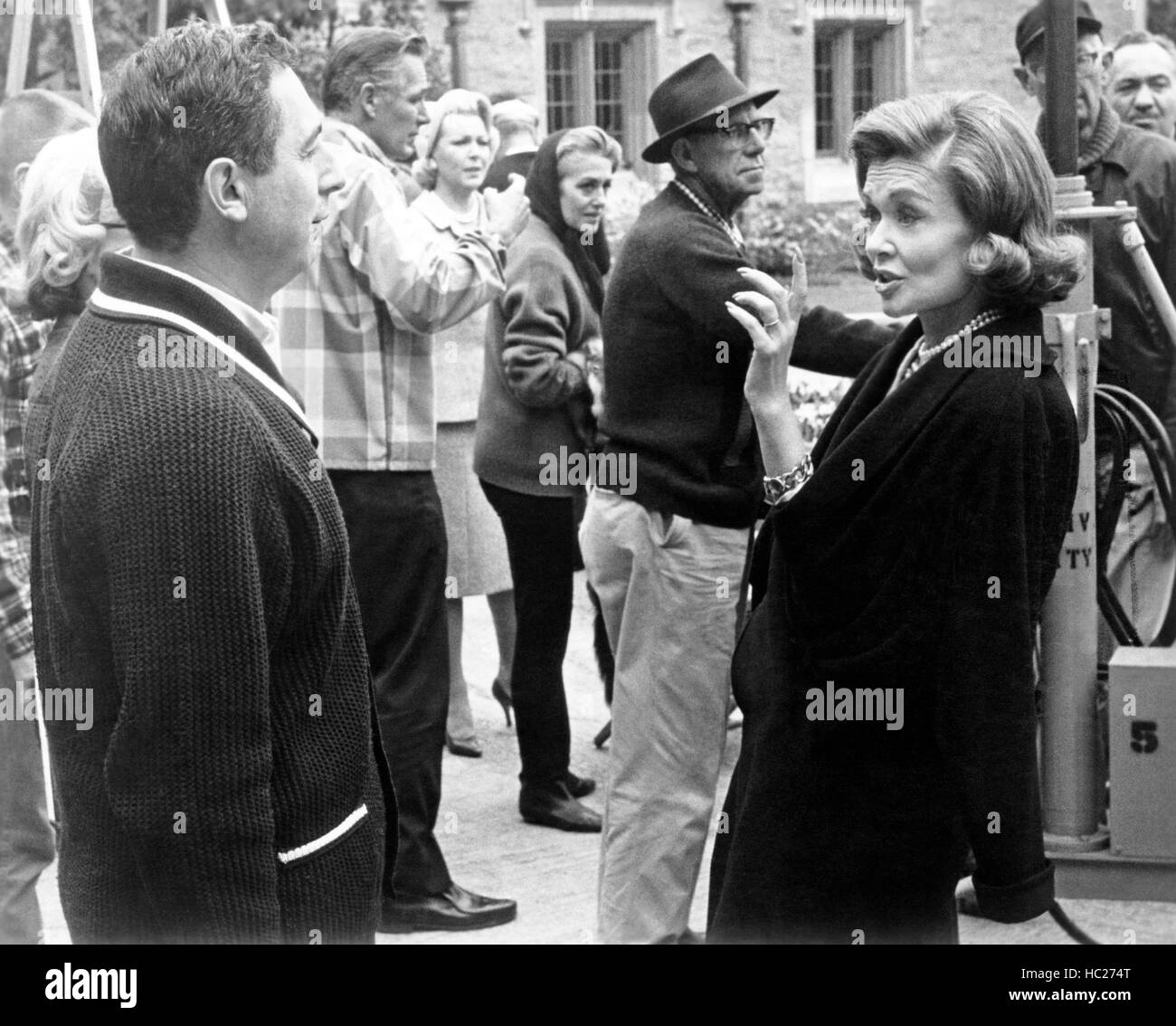 MADAME X, from left: director David Lowell Rich, Constance Bennett, on ...