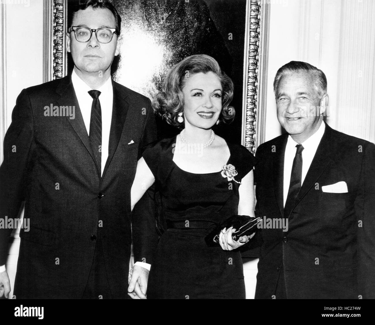 From left: producer Ross Hunter, Constance Bennett, director Meryn ...