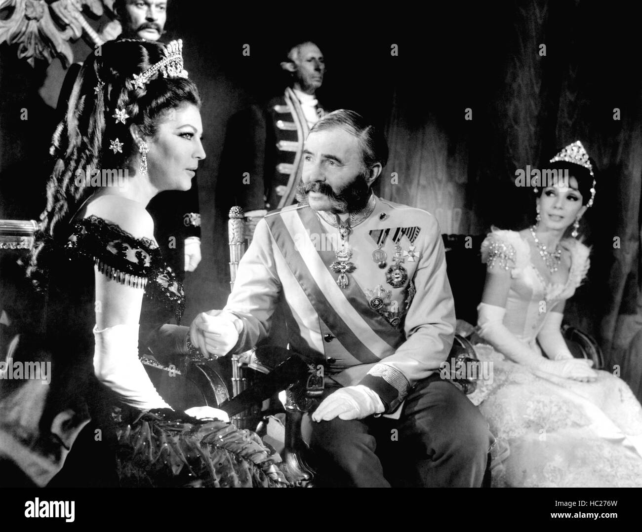 MAYERLING, from left, Ava Gardner, James Mason, Andrea Parisy, 1968 ...