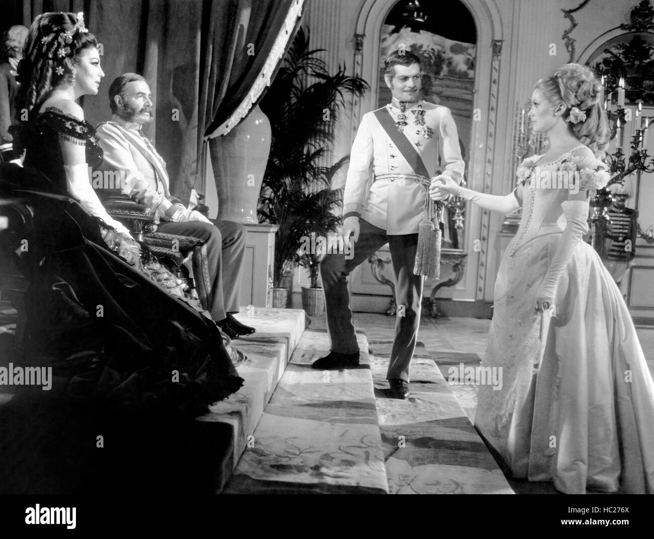 MAYERLING, from left, Ava Gardner, James Mason, Omar Sharif, Catherine ...