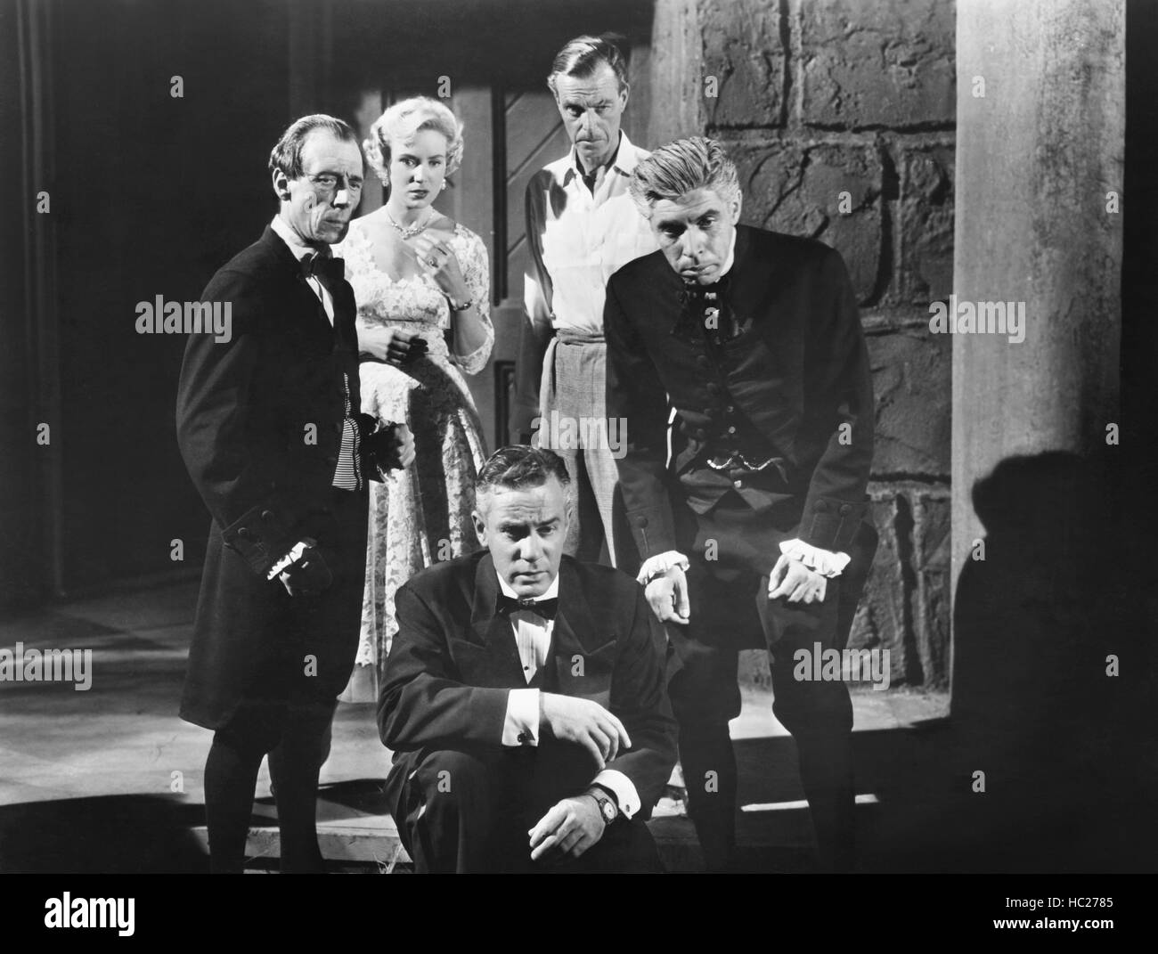 THE MAZE, front from left: Stanley Fraser, Richard Carlson, Michael ...