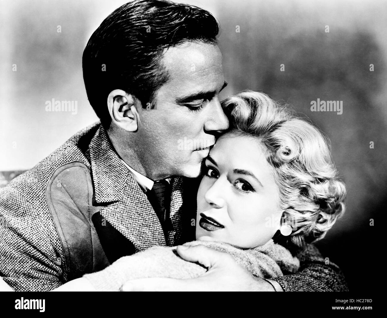 THE MAZE, from left: Richard Carlson, Veronica Hurst, 1953 Stock Photo ...