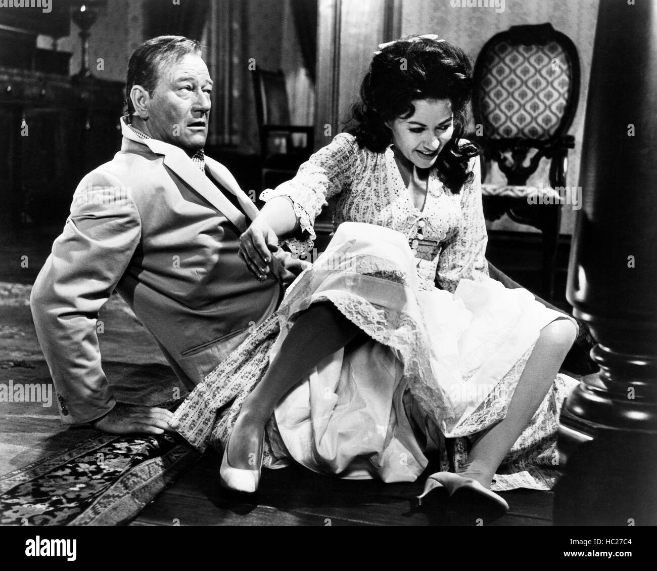 McLINTOCK!, from left, John Wayne, Yvonne De Carlo, 1963 Stock Photo - Alamy