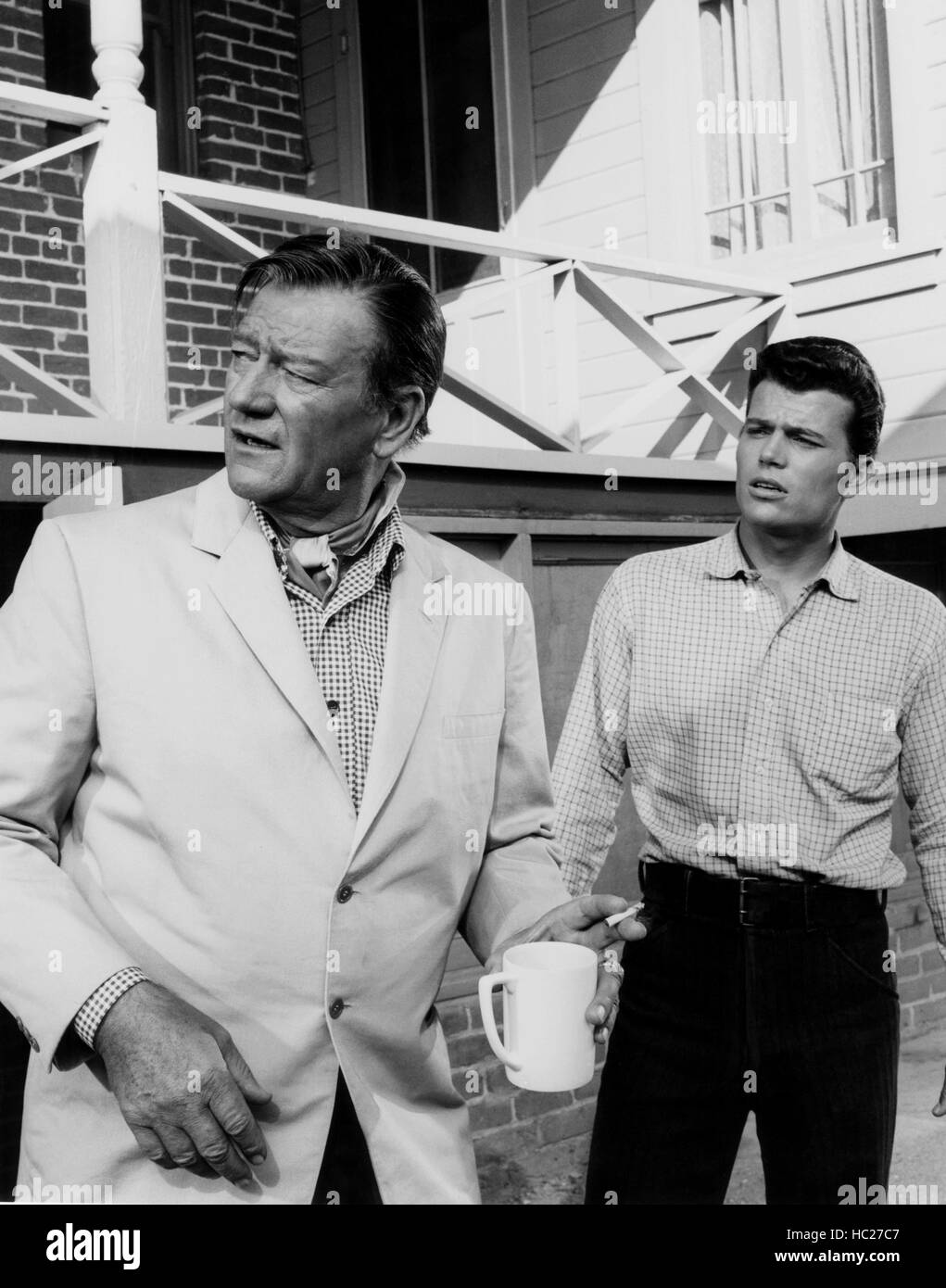McLINTOCK!, from left, John Wayne, Patrick Wayne, 1963 Stock Photo - Alamy