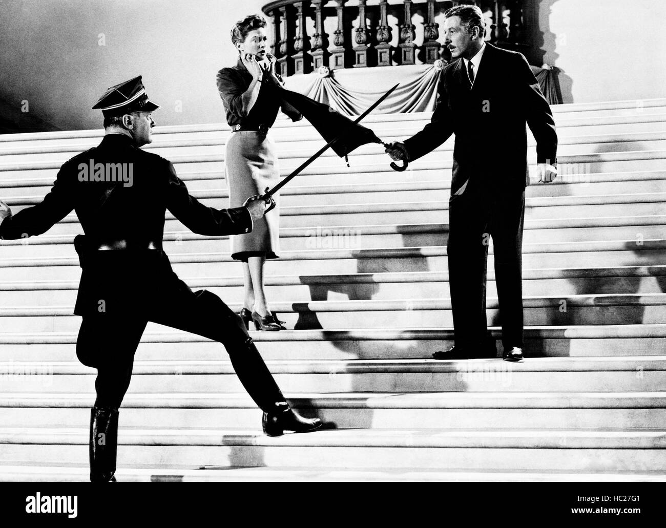 ME AND THE COLONEL, from left: Curd Jurgens, Nicole Maurey, Danny Kaye ...