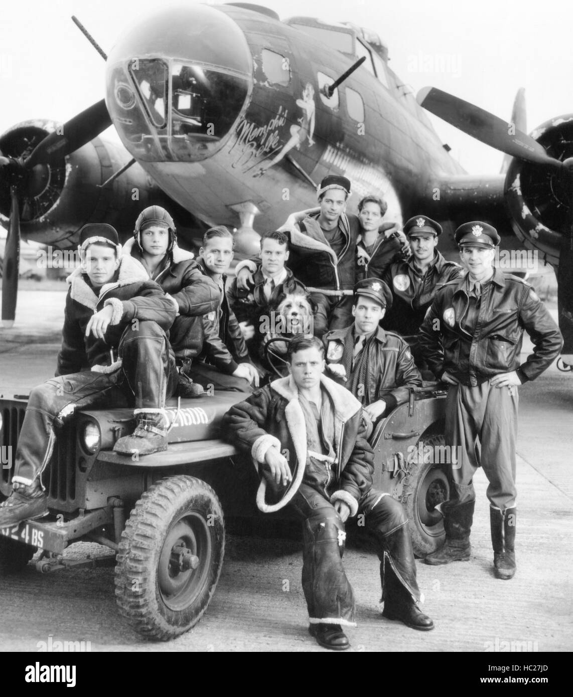 MEMPHIS BELLE, from left, Courtney Gains, Sean Astin, Reed Howard ...