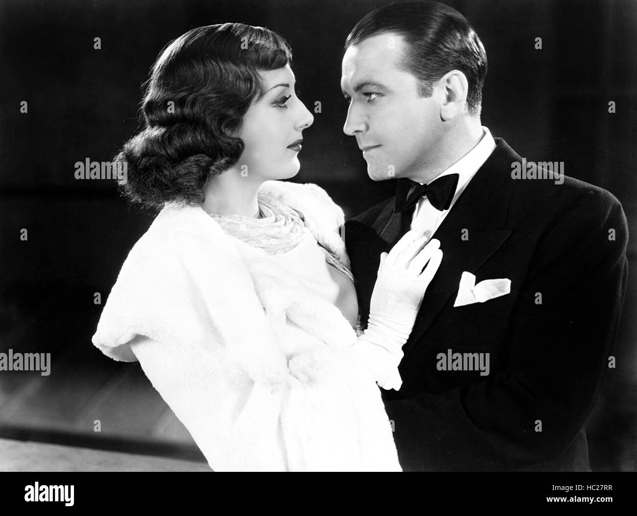 MIDNIGHT ALIBI, from left: Ann Dvorak, Richard Barthelmess, 1934 Stock Photo - Alamy