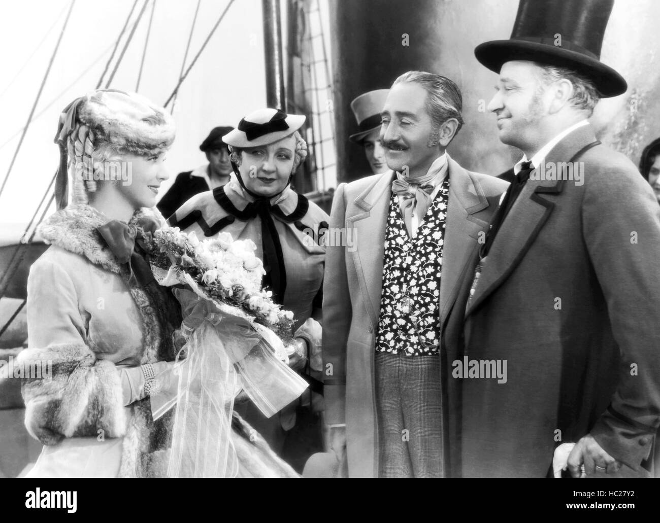 THE MIGHTY BARNUM, from left, Virginia Bruce, Ida Darling, Adolphe ...