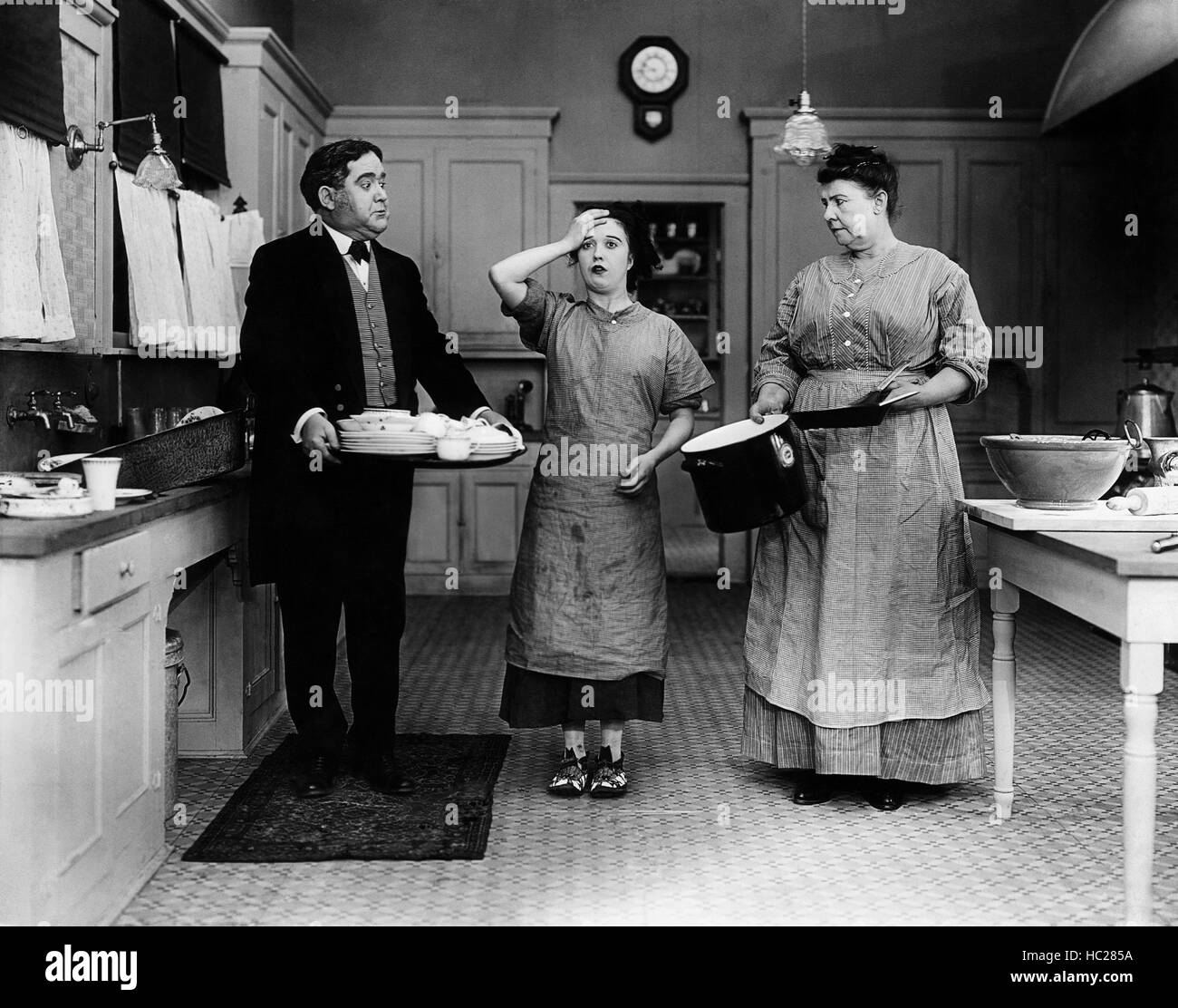 MICKEY, William Colvin, Mabel Normand, Laura La Varnie, 1918 Stock ...