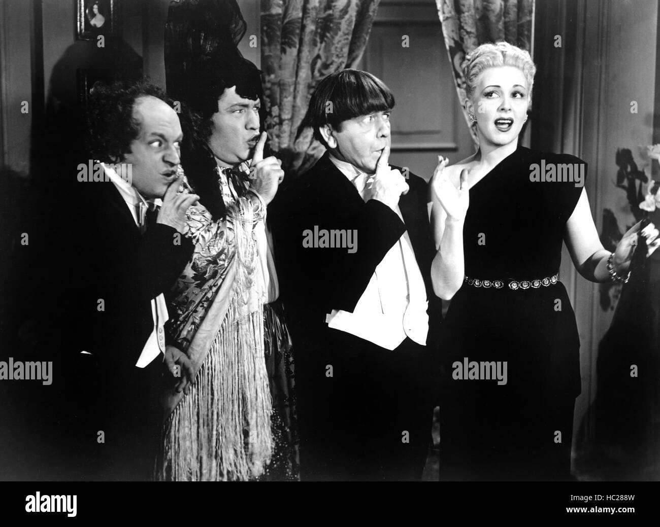MICROPHONIES, Larry Fine, Curly Howard, Moe Howard [3 Stooges ...