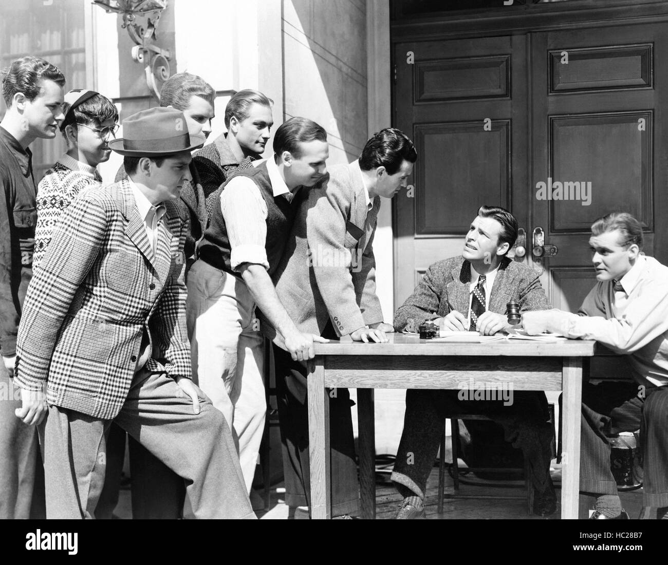 MILLION DOLLAR LEGS, Peter Lind Hayes, (plaid jacket), Richard Denning ...