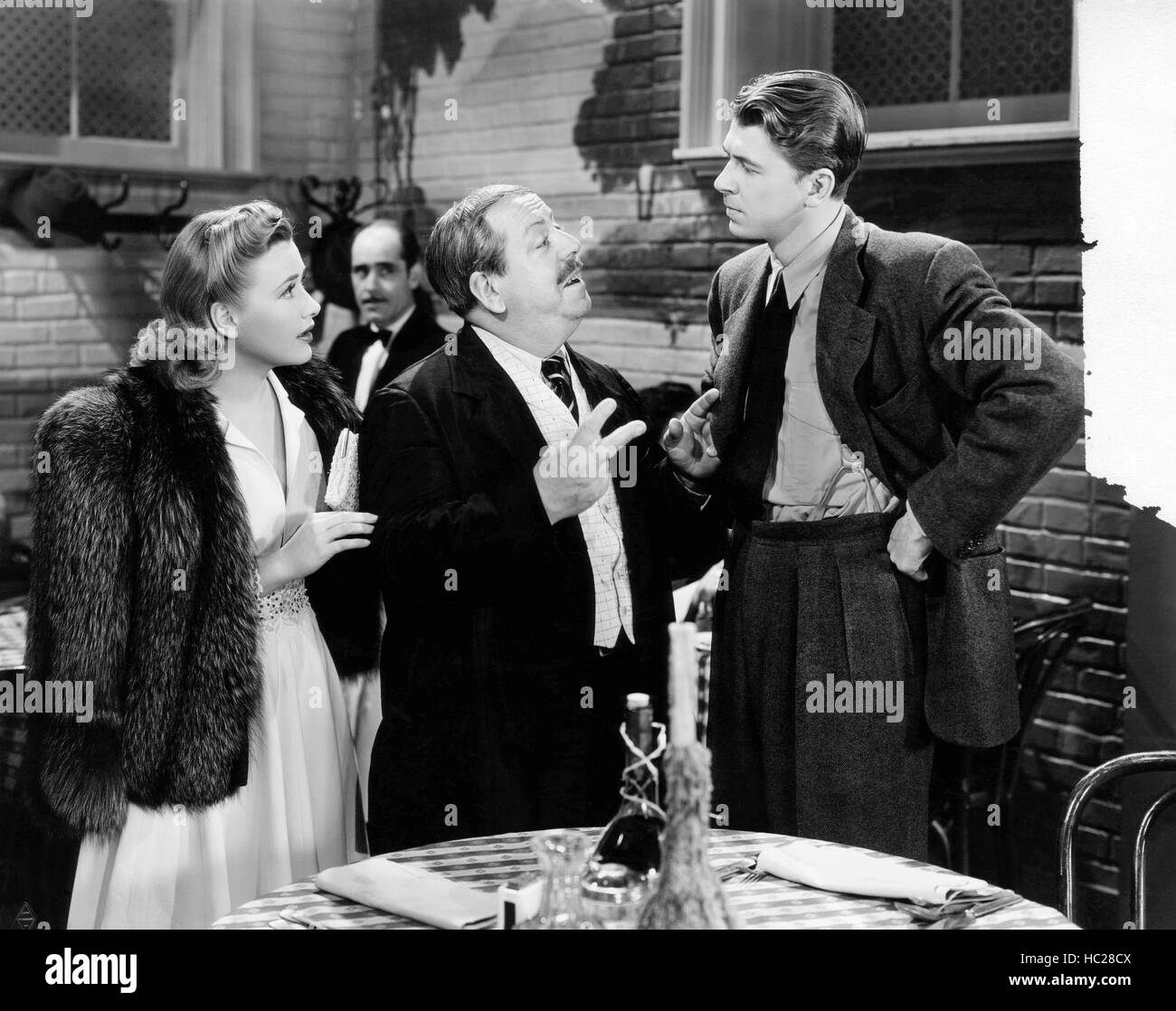 MILLION DOLLAR BABY, Priscilla Lane, George Humbert, Ronald Reagan ...