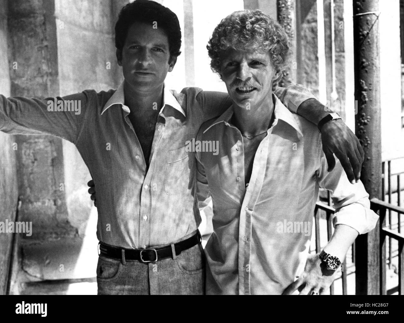 MIDNIGHT EXPRESS, Executive Producer Peter Guber(left) with Bill Hayes ...