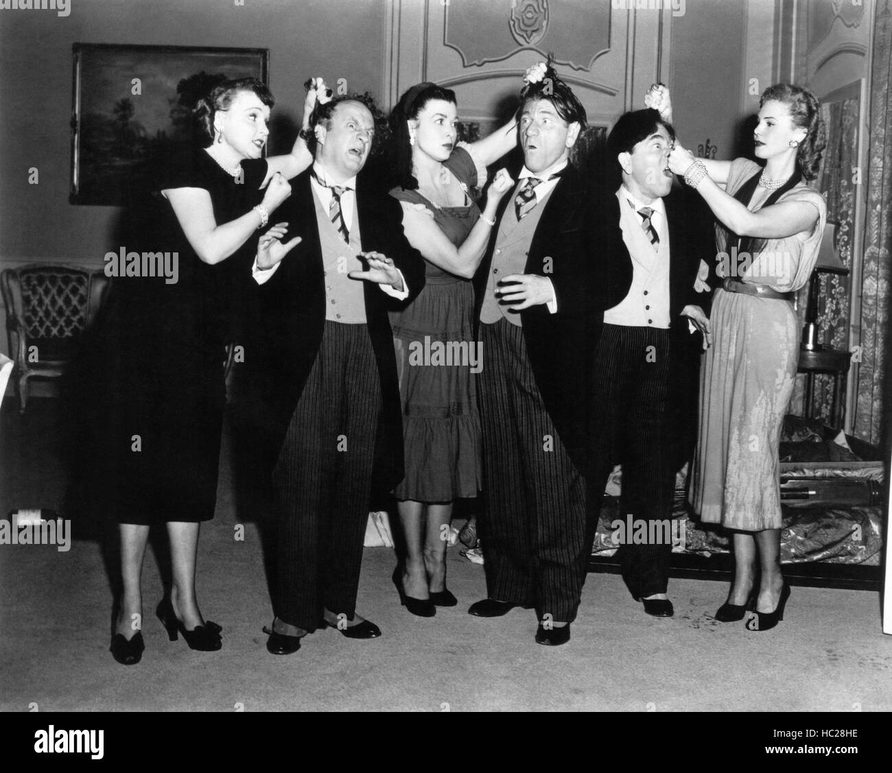 A MISSED FORTUNE, from left: Nanette Bordeaux, Larry Fine, Vivian Mason ...