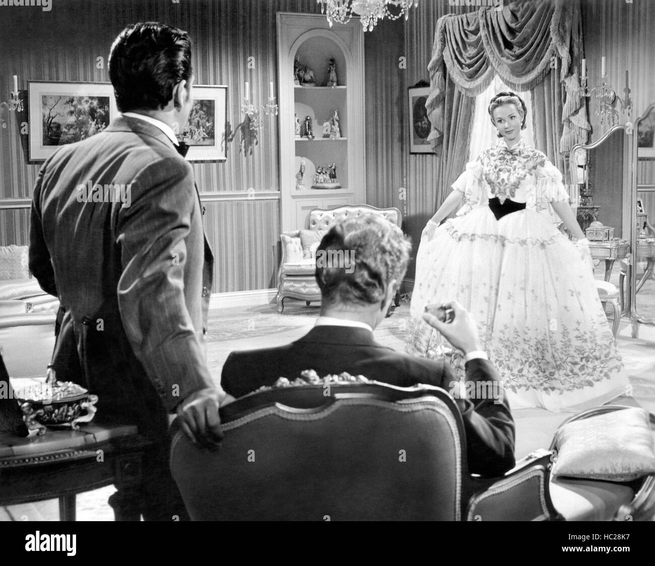 THE MISSISSIPPI GAMBLER, from left, Ron Randell, John Baer, Piper ...