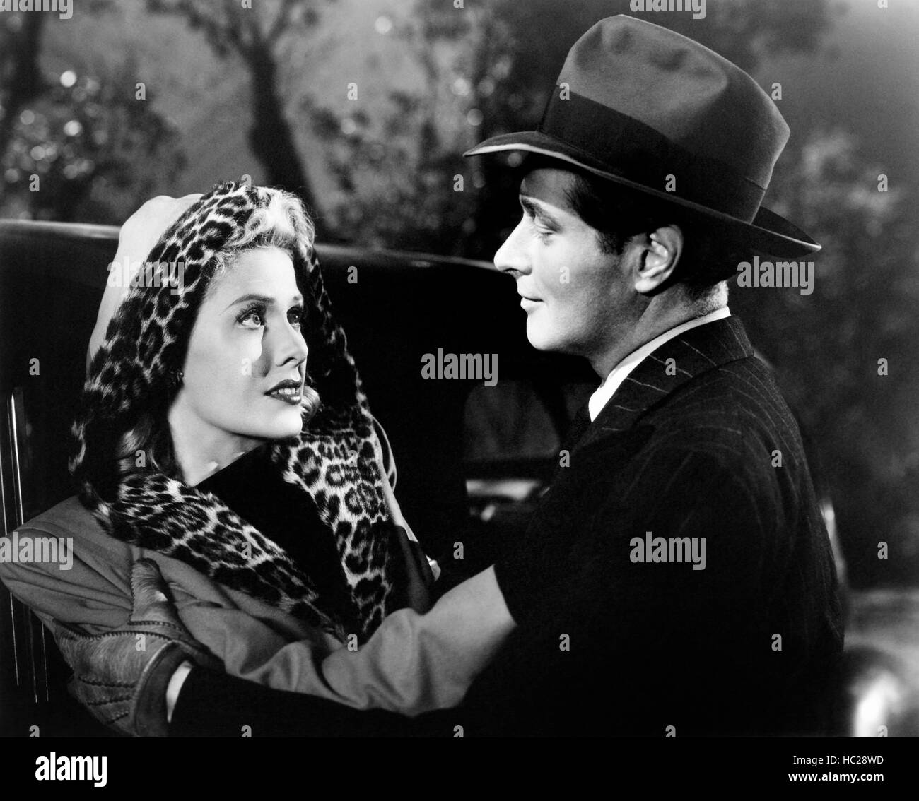 THE MISSING JUROR, from left, Janis Carter, George Macready, 1944 Stock ...