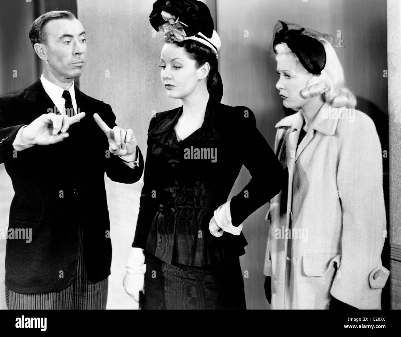 THE MISSING LADY, from left, George Chandler, Barbara Read, Claire ...