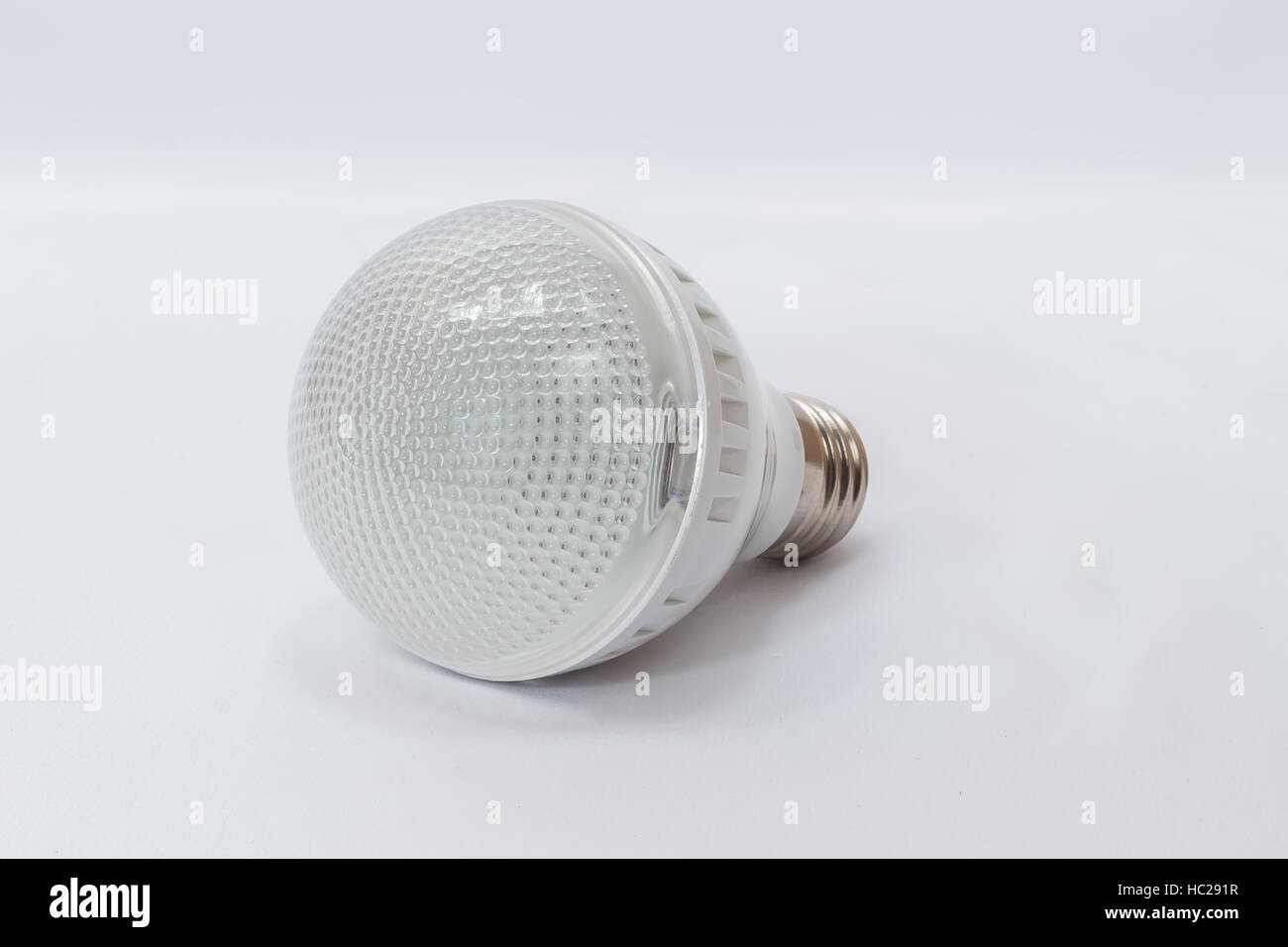 LED Lights Bulb on white background Stock Photo - Alamy