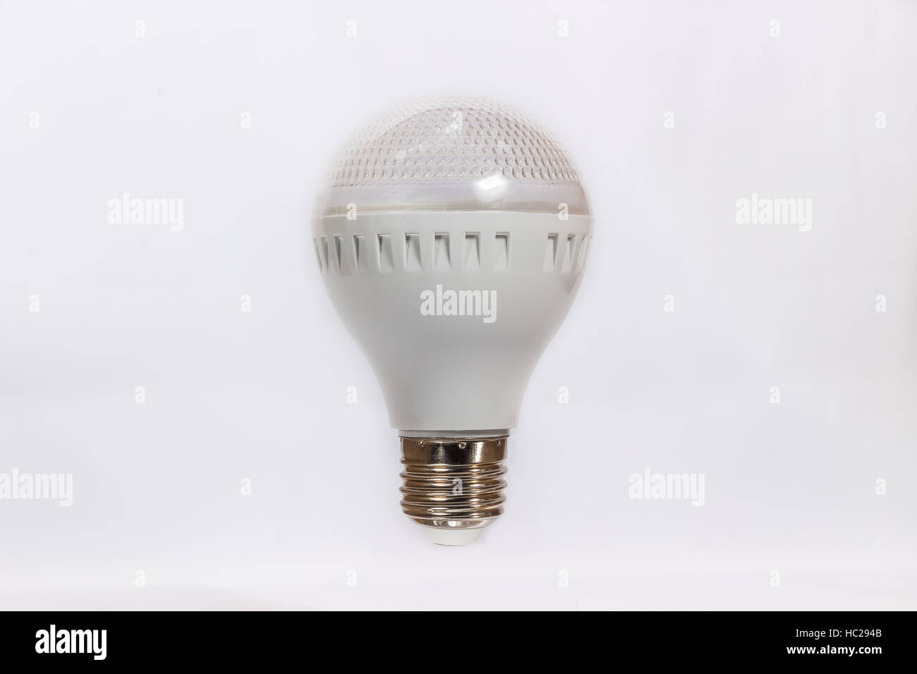 LED Lights Bulb on white background Stock Photo - Alamy