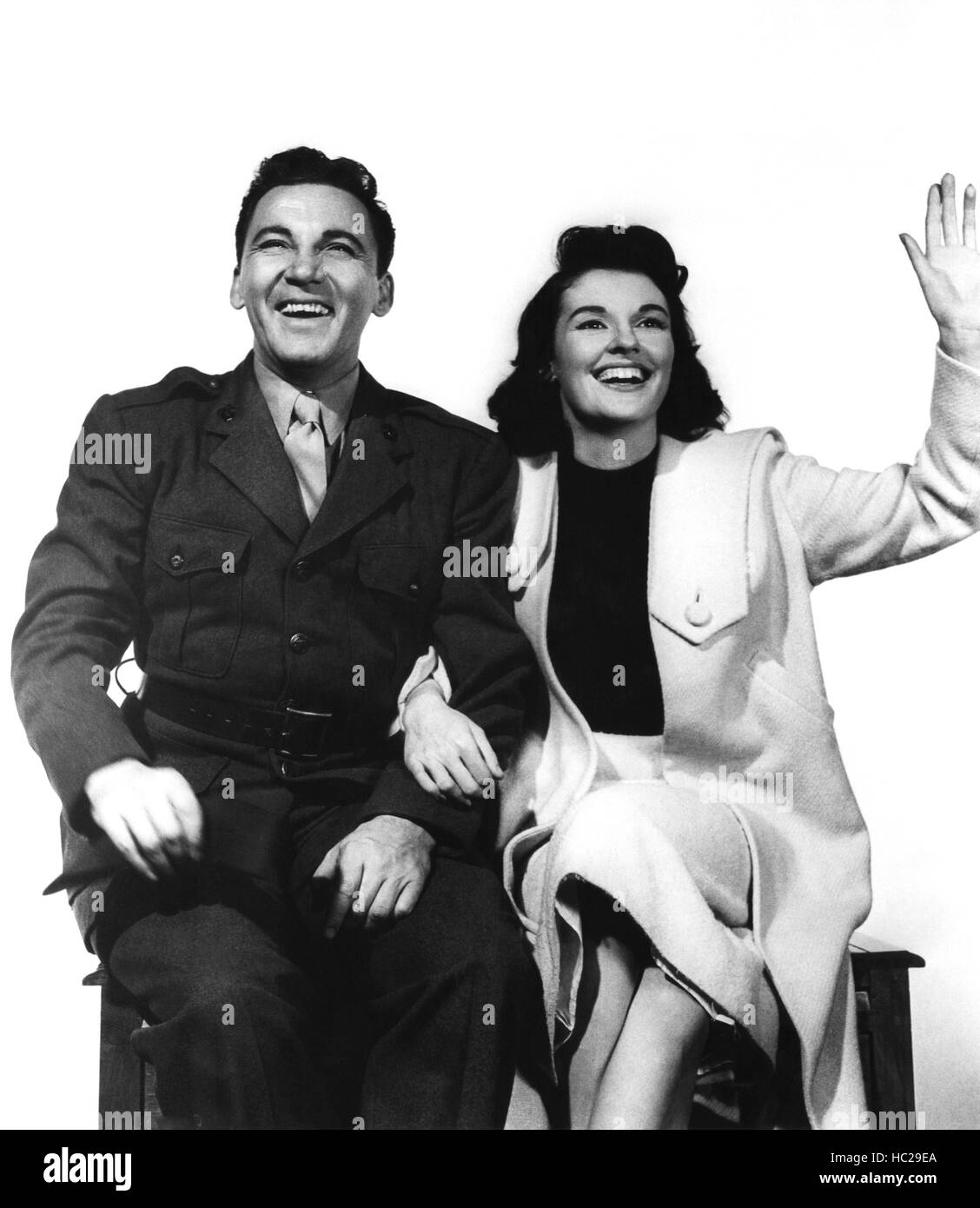 MONKEY ON MY BACK, Cameron Mitchell, Dianne Foster, 1957 Stock Photo ...