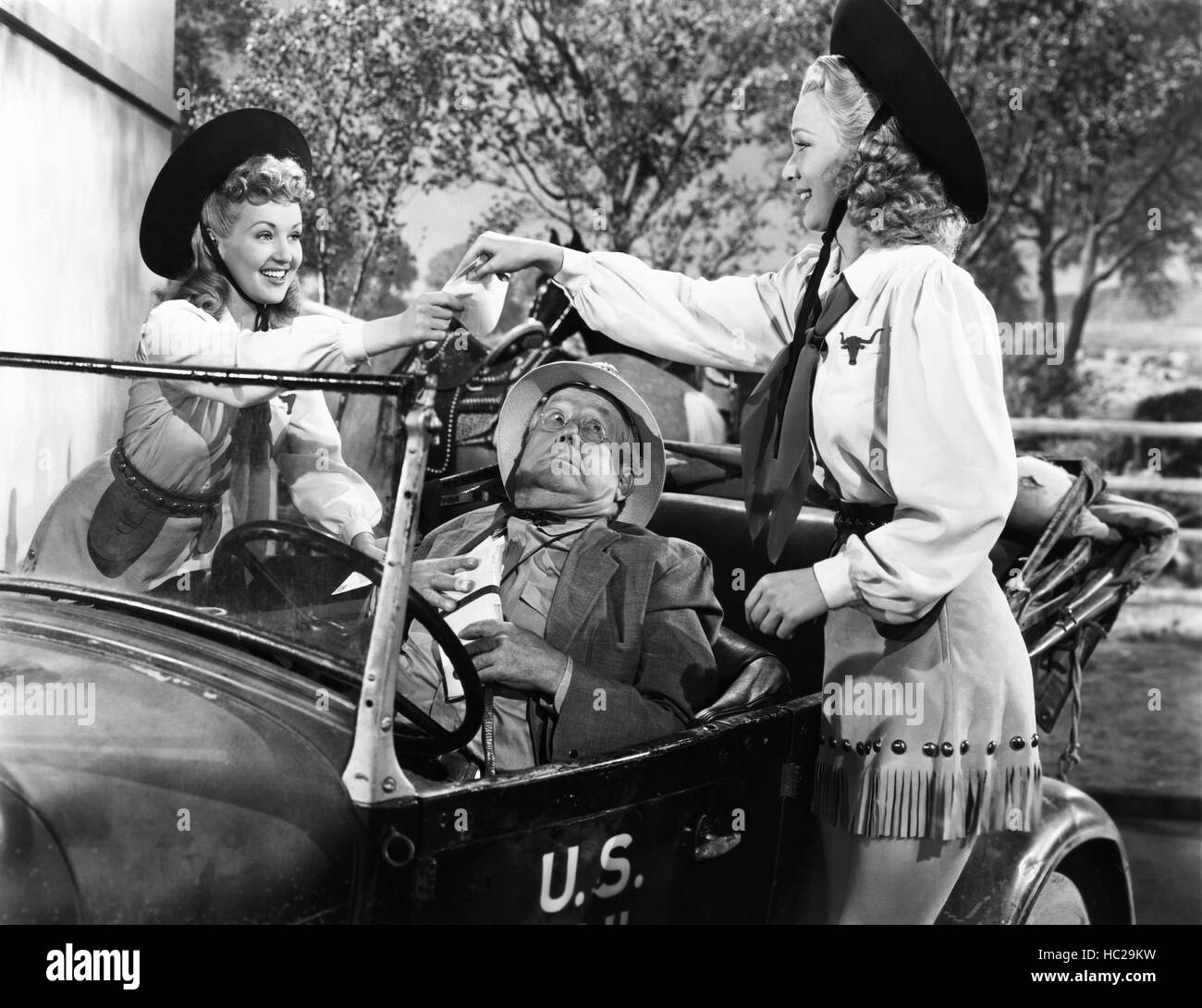 MOON OVER MIAMI, from left: Betty Grable, Spencer Charters, Carole ...