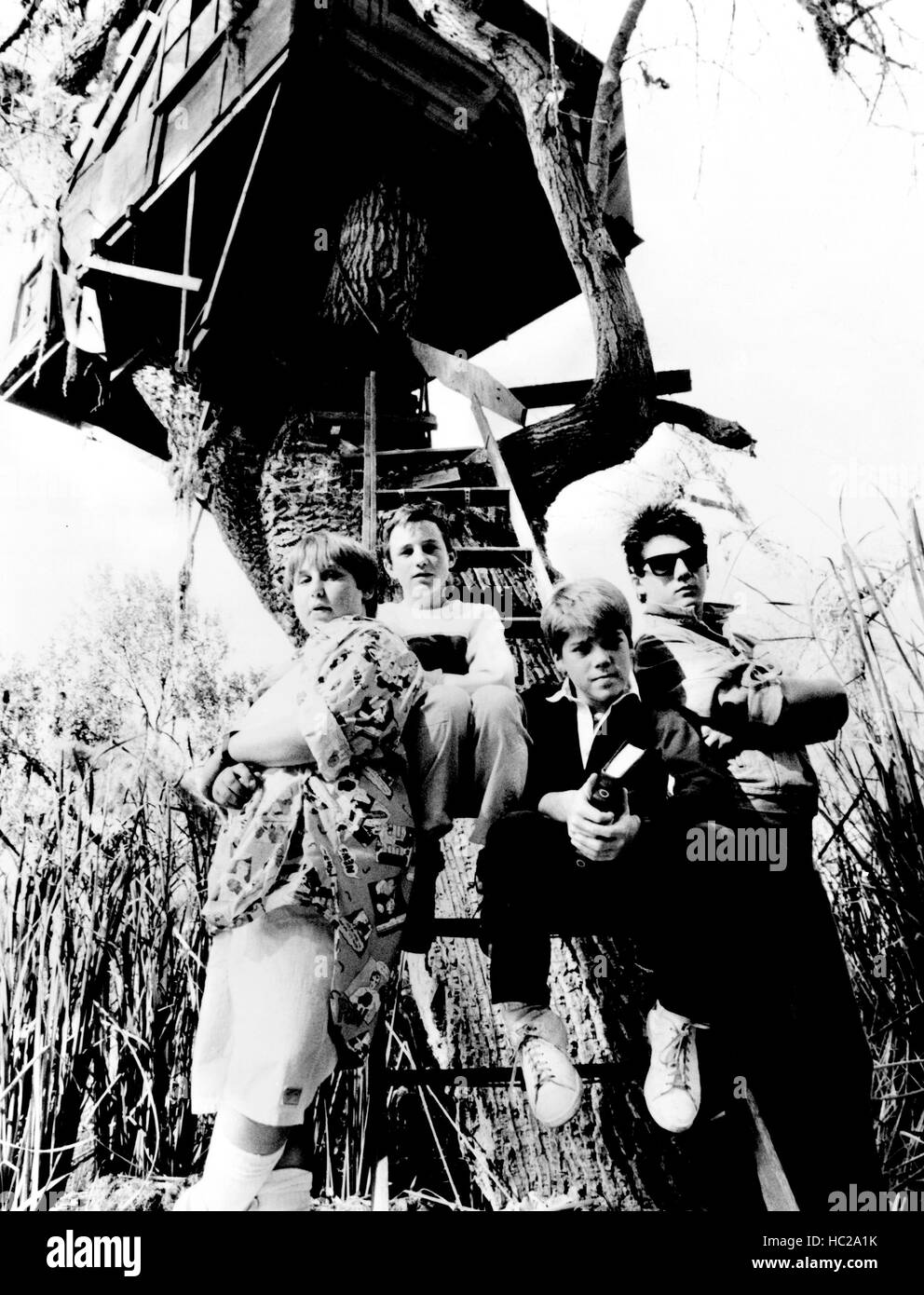 MONSTER SQUAD, from left, Brent Chalem, Robby Kiger, Andre Gower, Ryan ...