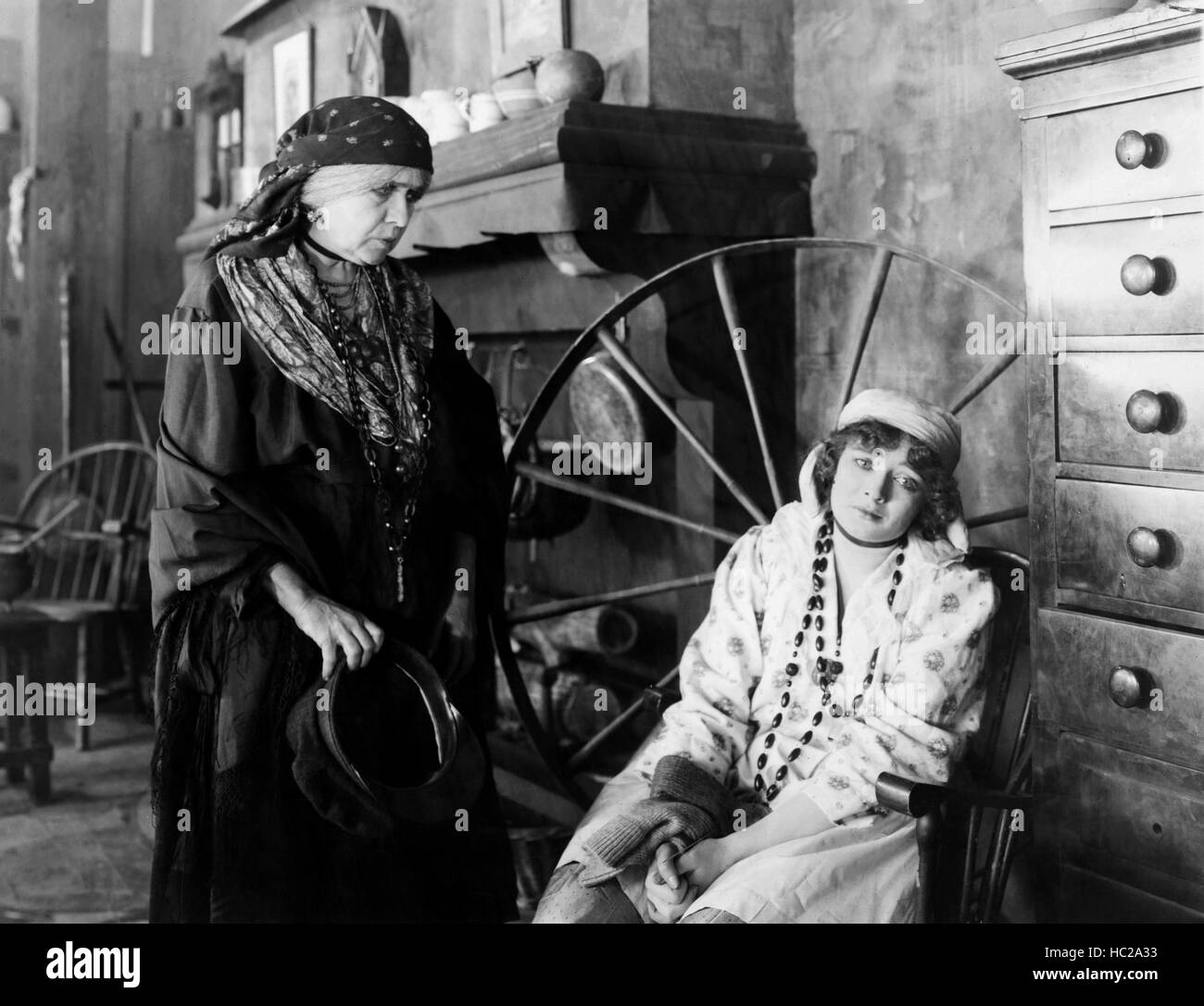 MOTHERHOOD, from left, Anne Sutherland, Marjorie Rambeau, 1917 Stock ...