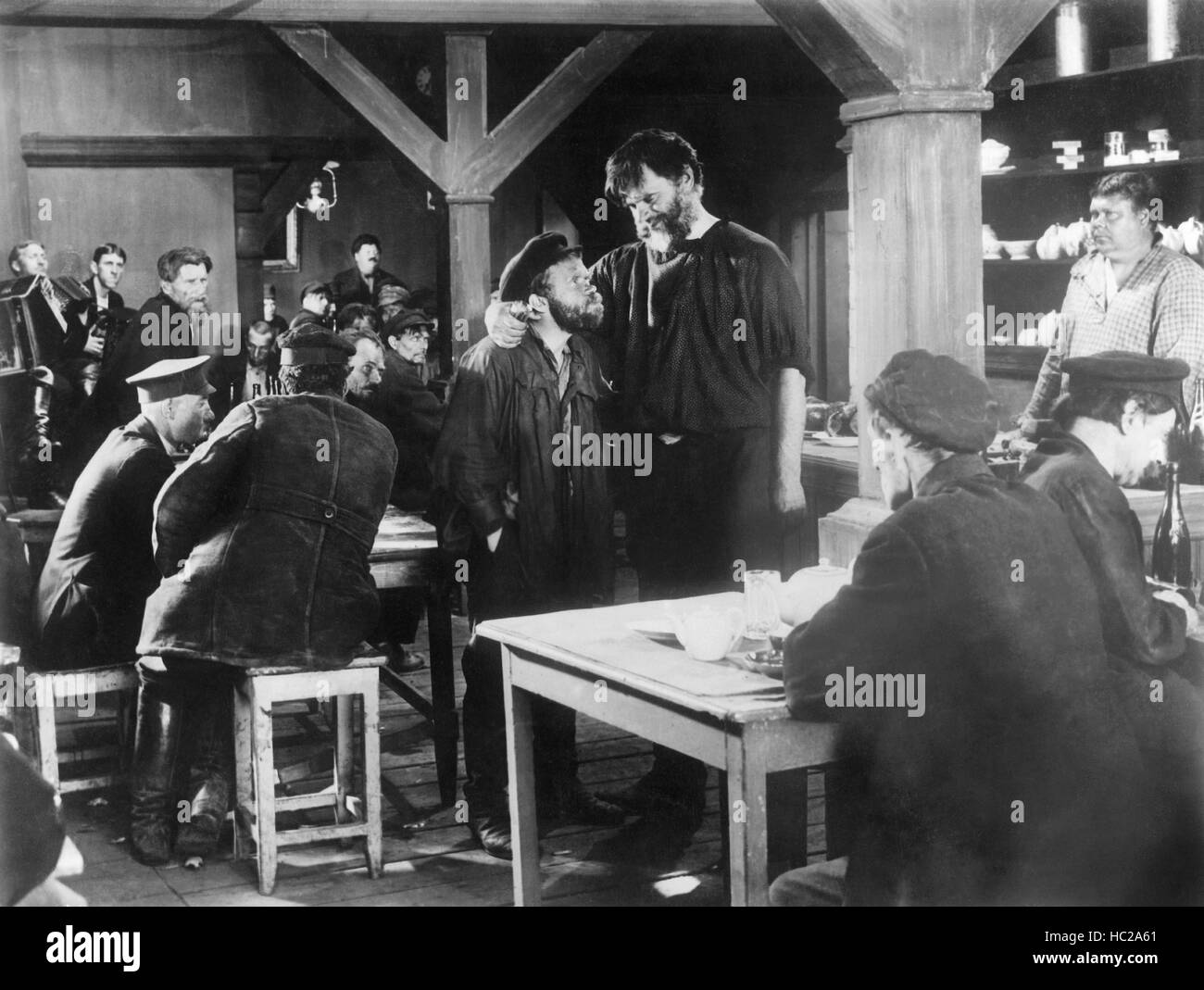MOTHER, (aka MAT), Aleksandr Chistyakov (standing center, tall ...