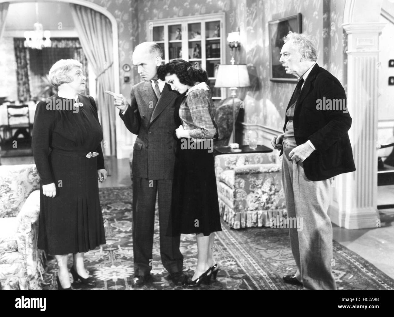 MONEY TO BURN, from left: Lucile Gleason, James Gleason, Lois Ranson ...