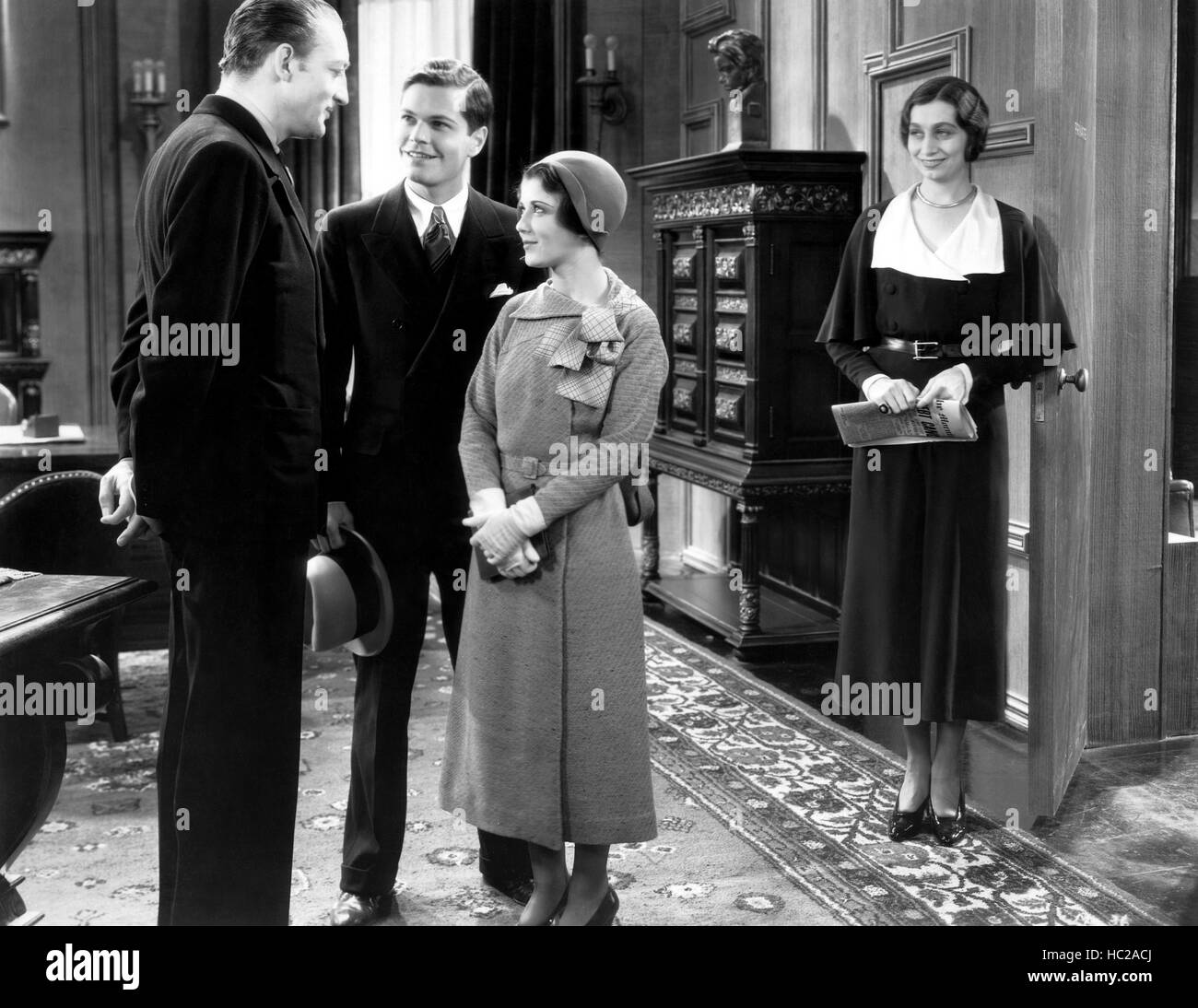 THE MOUTHPIECE, Warren William, William Janney, Aline MacMahon (right ...