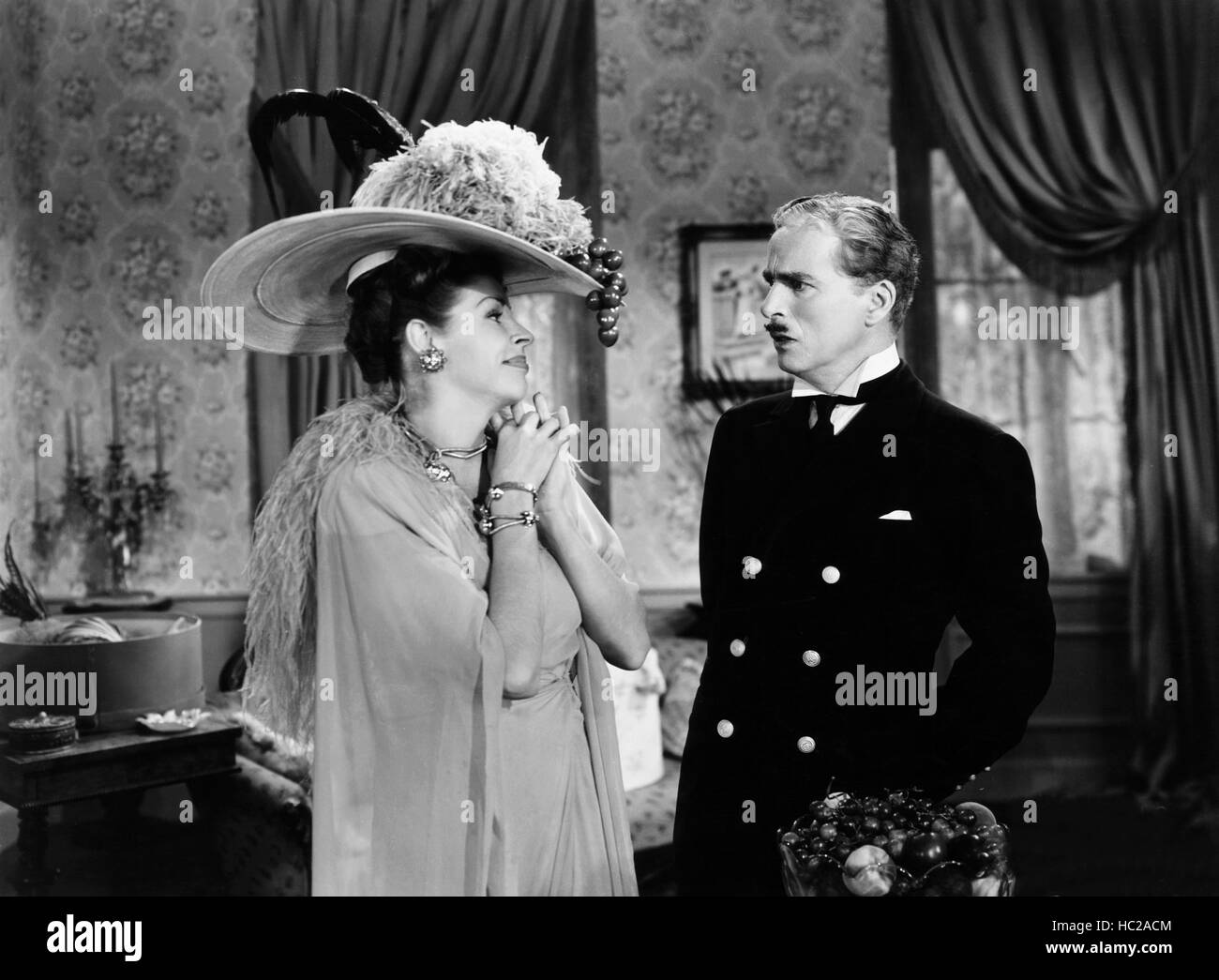 MONSIEUR VERDOUX, from left, Martha Raye, Charlie Chaplin, 1947 Stock ...