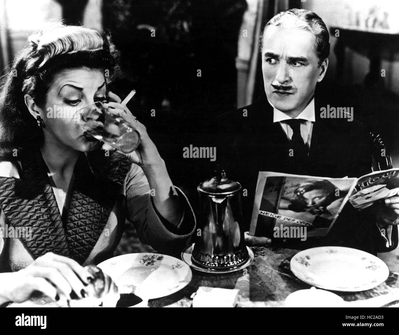 MONSIEUR VERDOUX, Martha Raye, Charlie Chaplin, 1947 Stock Photo - Alamy