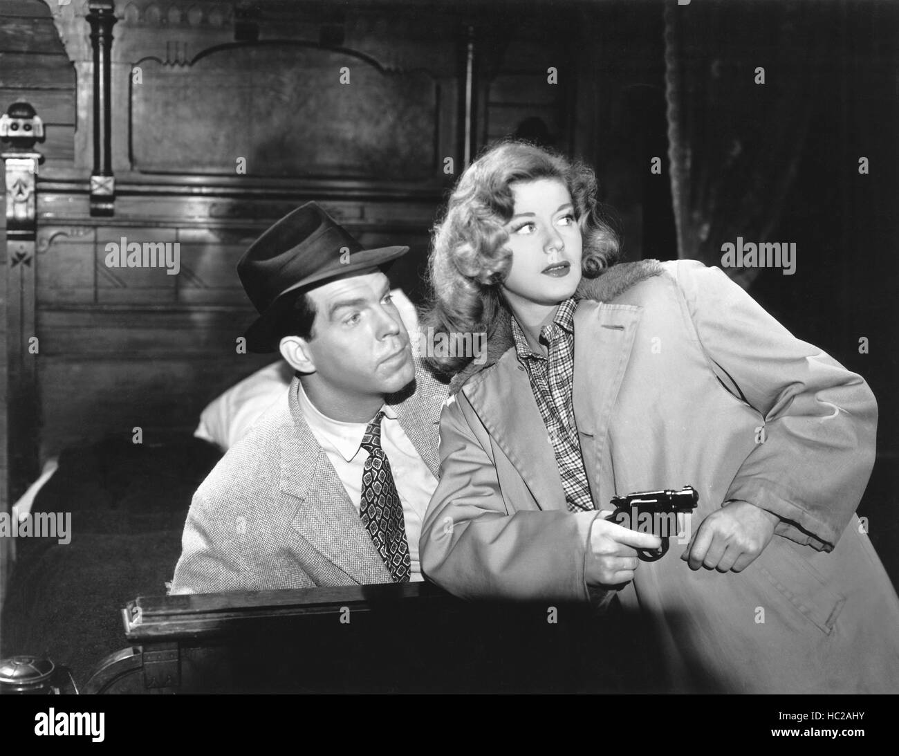 MURDER, HE SAYS, from left, Fred MacMurray, Helen Walker, 1945 Stock ...