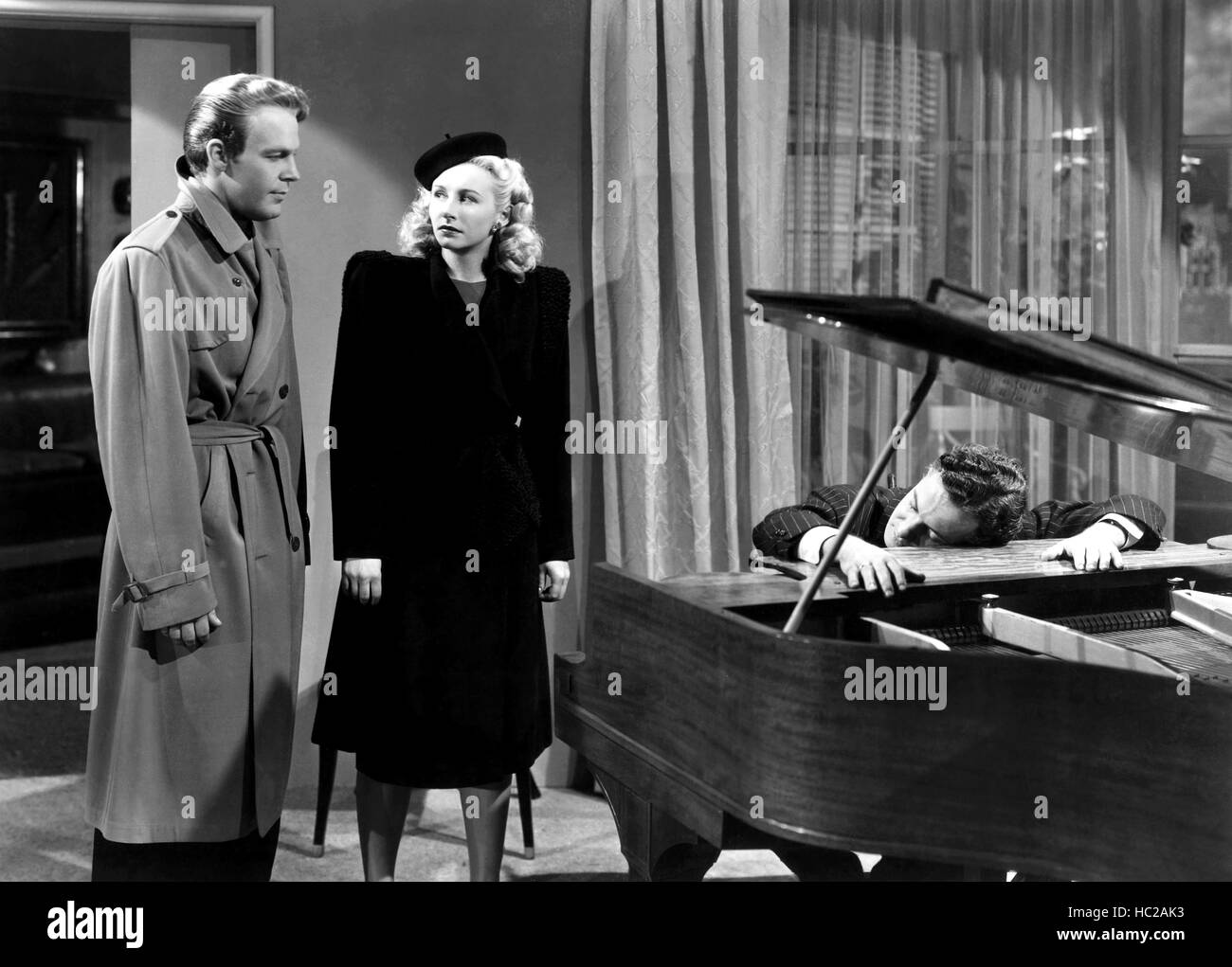 MURDER IN THE MUSIC HALL, from left, William Marshall, Vera Ralston ...
