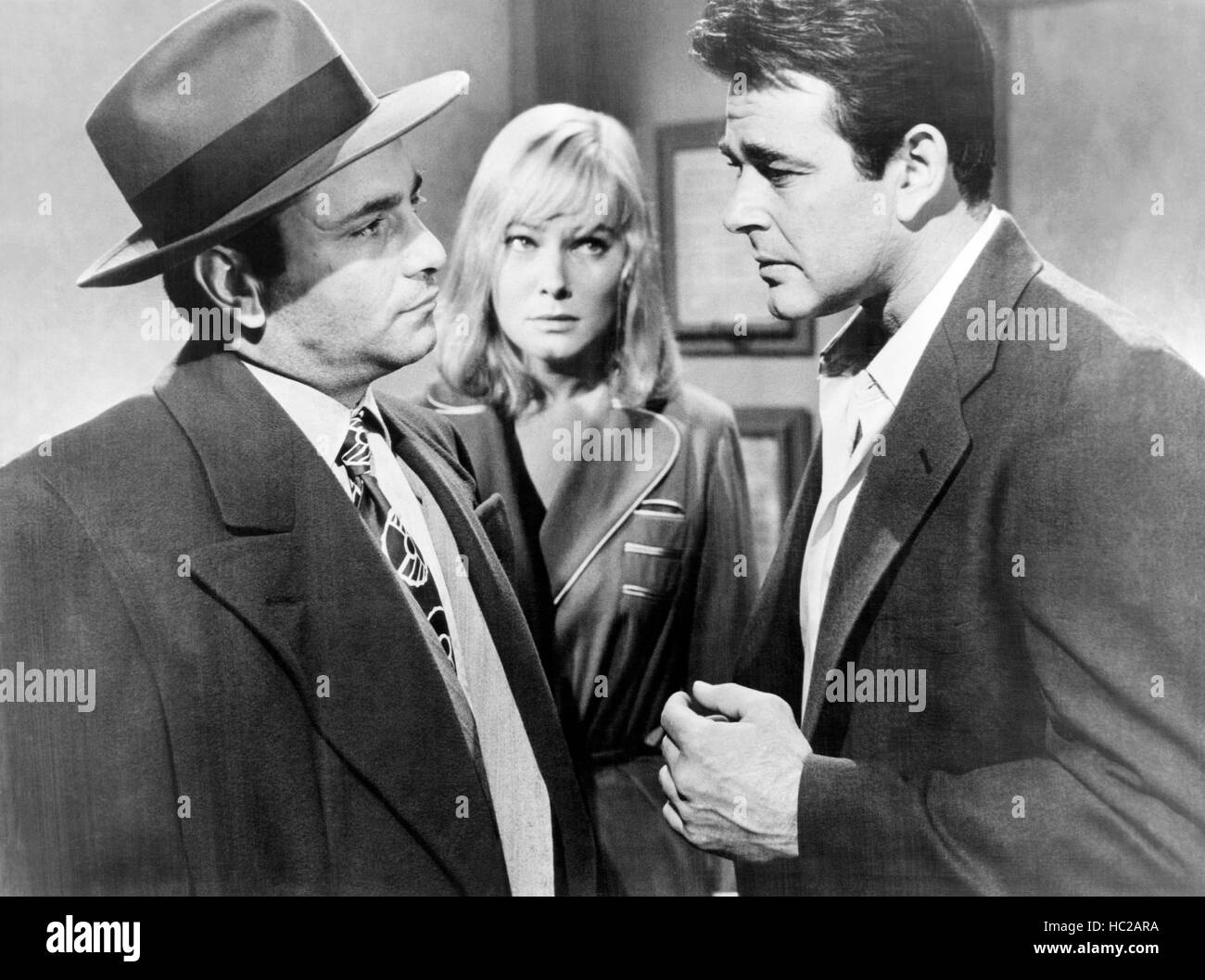 MURDER, INC., from left: Peter Falk, May Britt, Stuart Whitman, 1960 ...