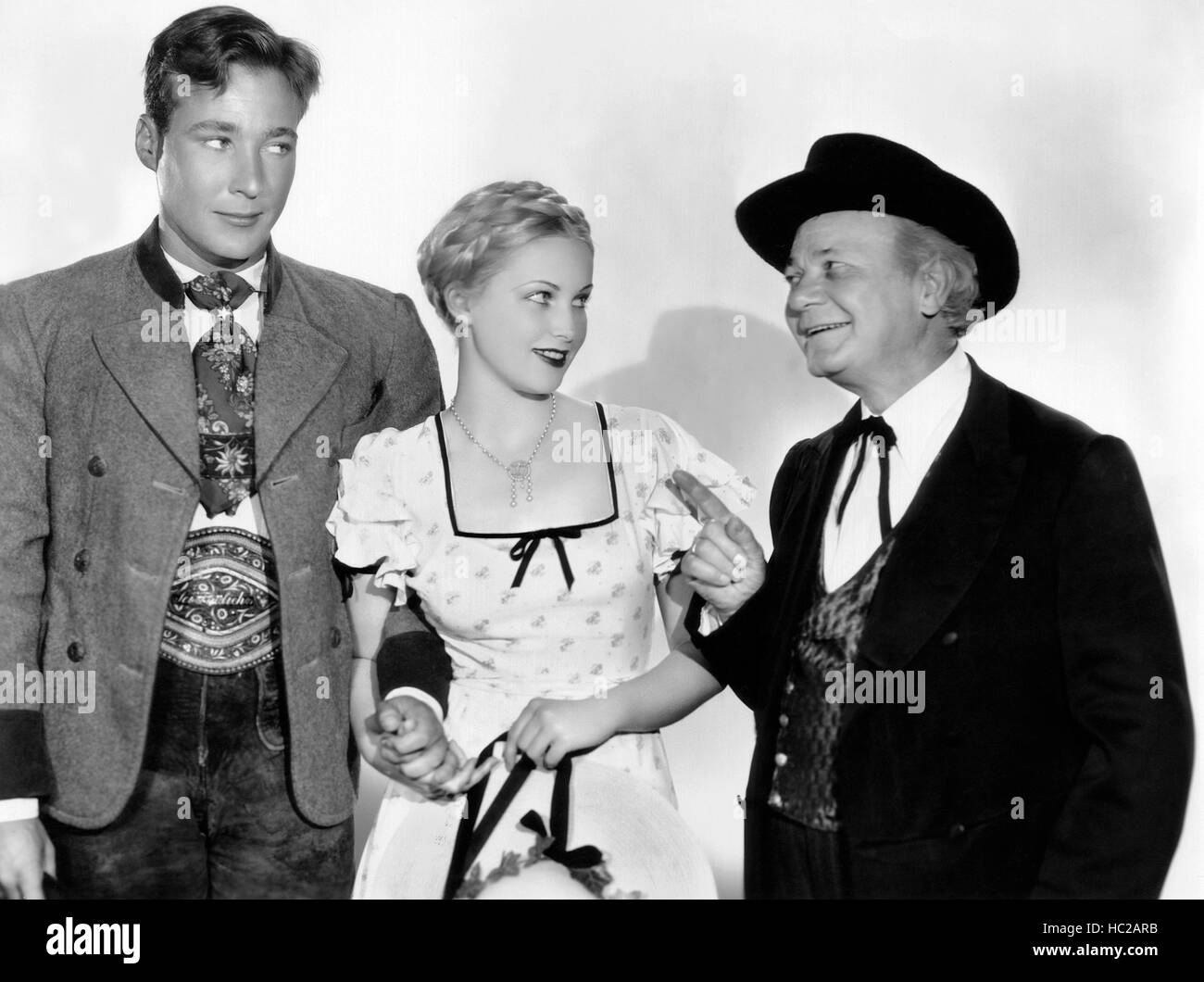 MUSIC IN THE AIR, from left: Douglass Montgomery, June Lang, Al Shean ...