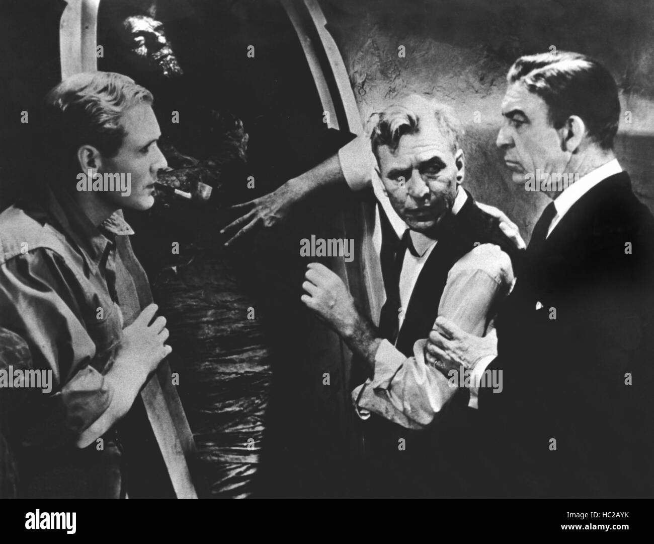 THE MUMMY, Bramwell Fletcher, Boris Karloff, Edward Van Sloan, Arthur ...
