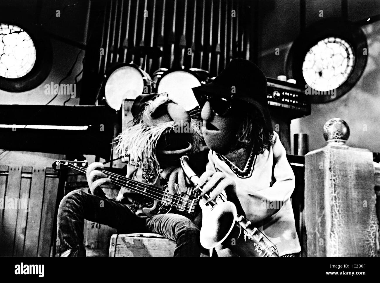 THE MUPPET MOVIE, Sgt.Floyd Pepper and Zoot, (of the Muppet band, Dr ...