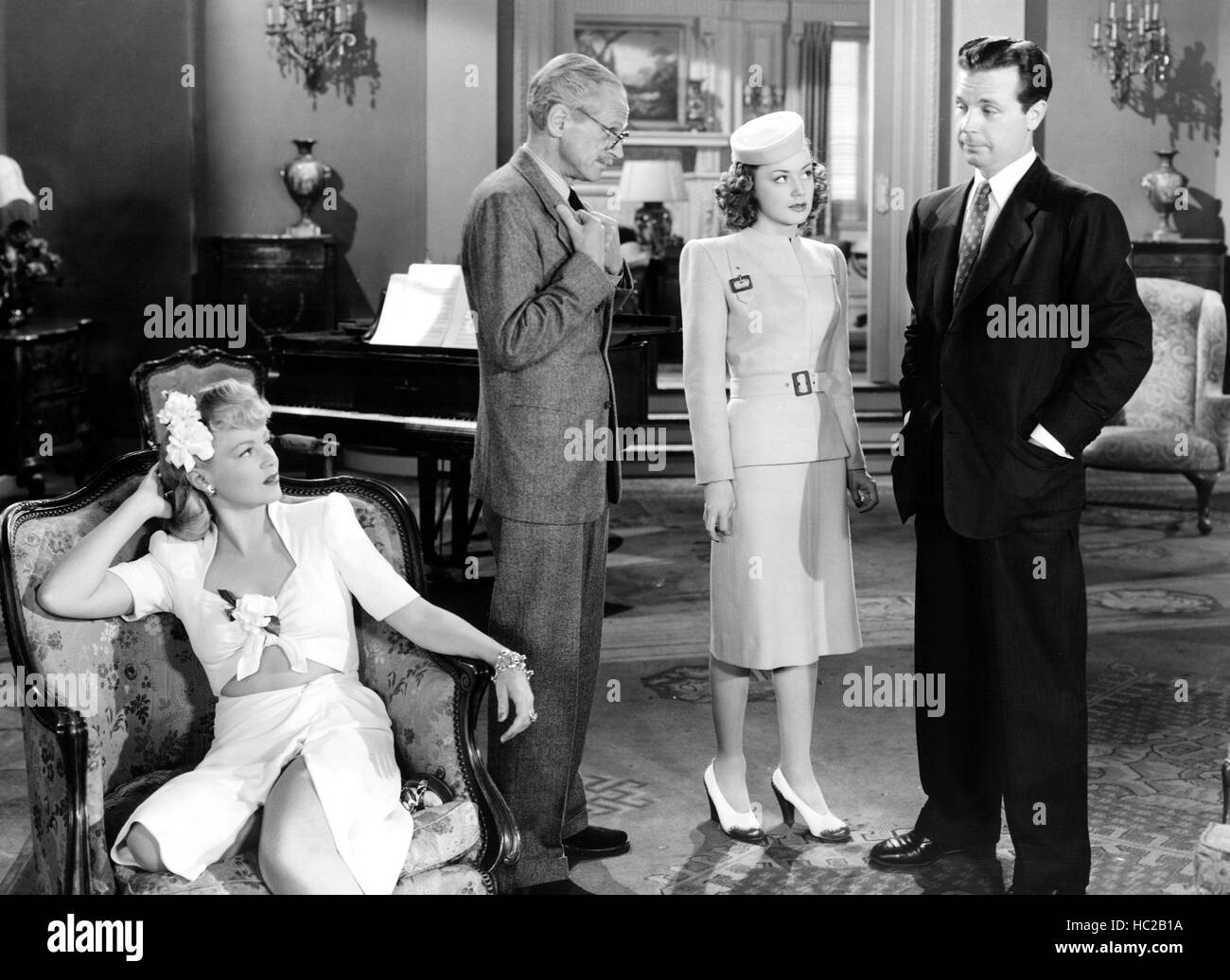 MURDER, MY SWEET, Claire Trevor, Miles Mander, Anne Shirley, Dick ...