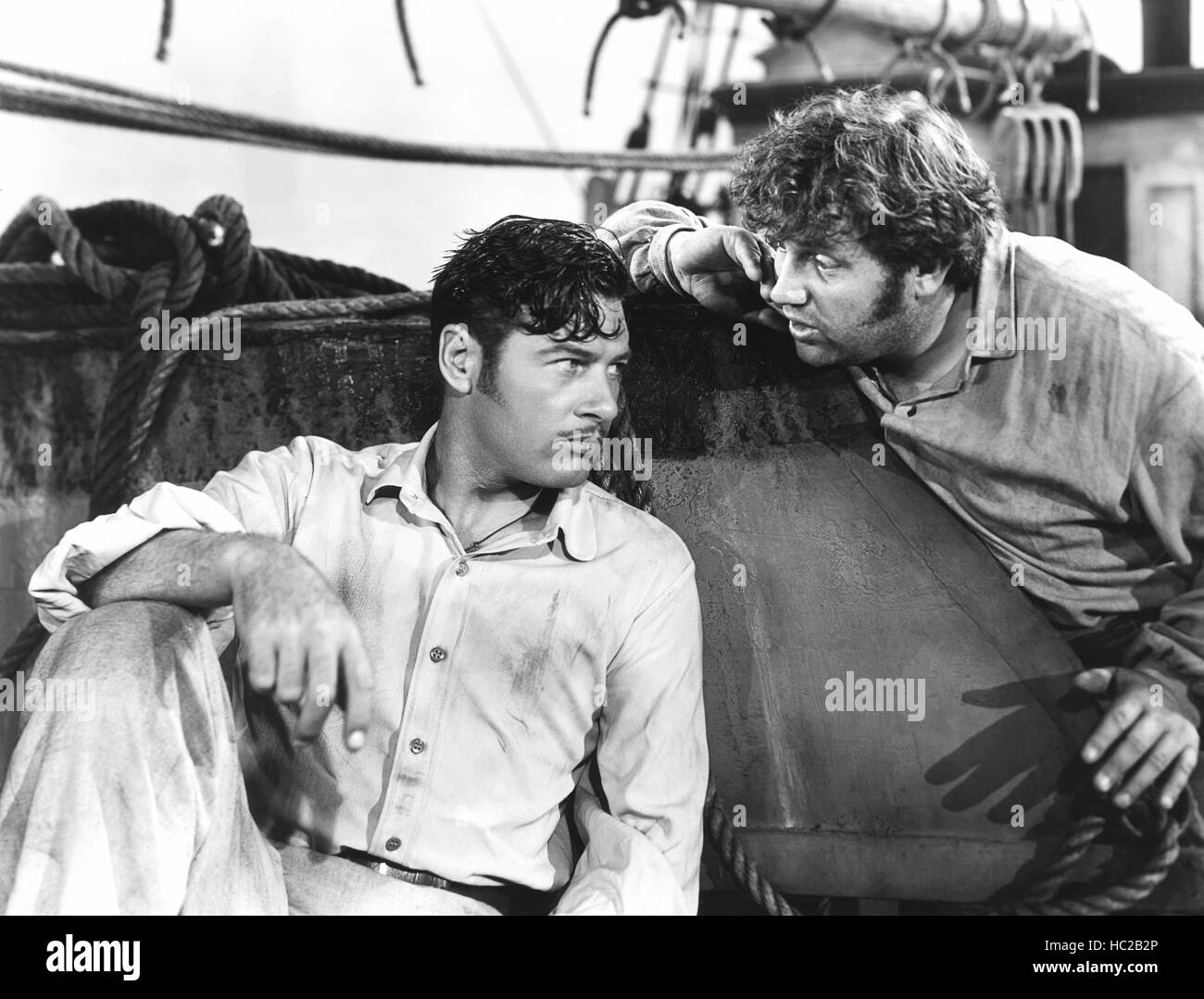 MUTINY ON THE BLACKHAWK, from left: Richard Arlen, Andy Devine, 1939 ...